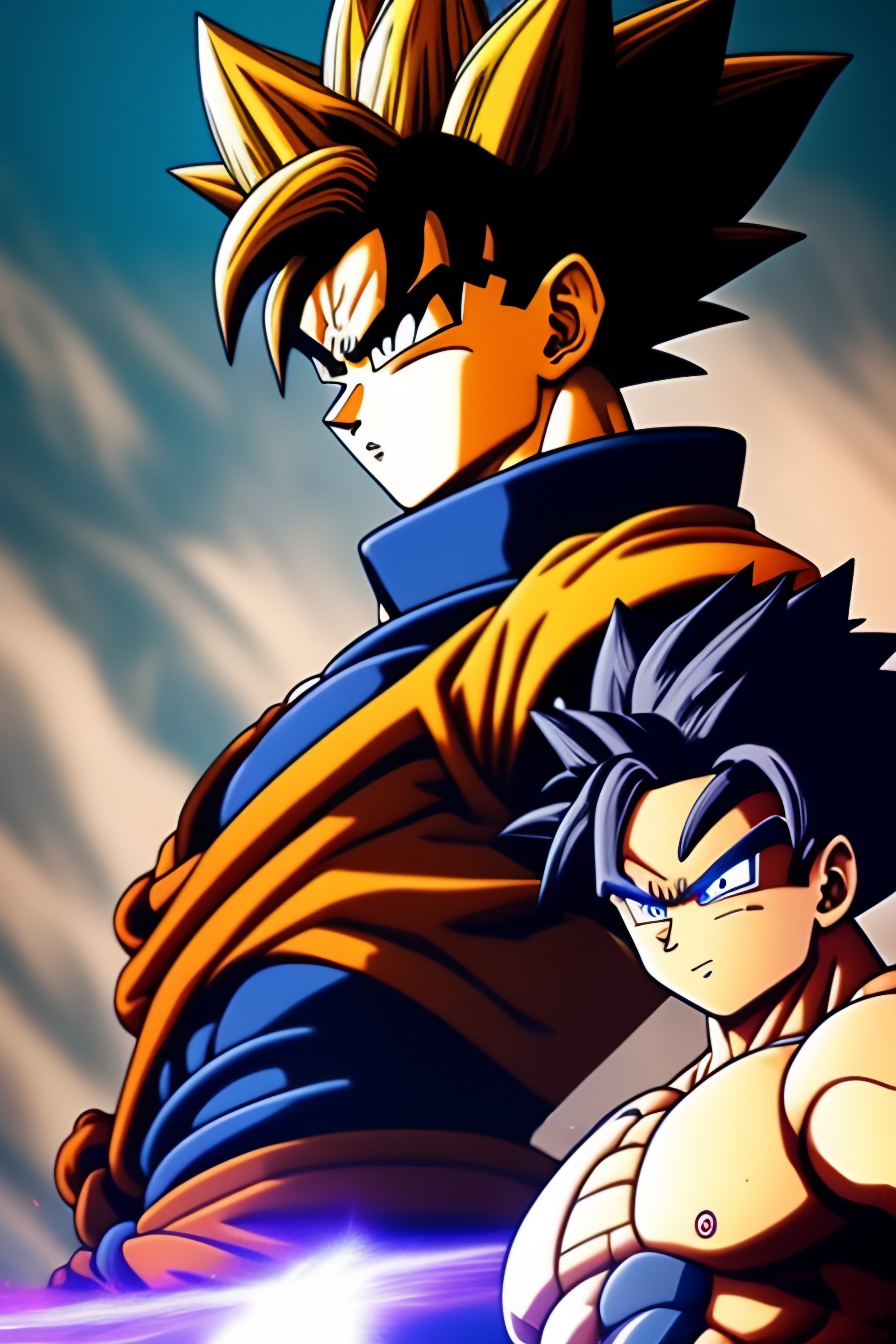 Lexica - Goku, ninja com uma espada