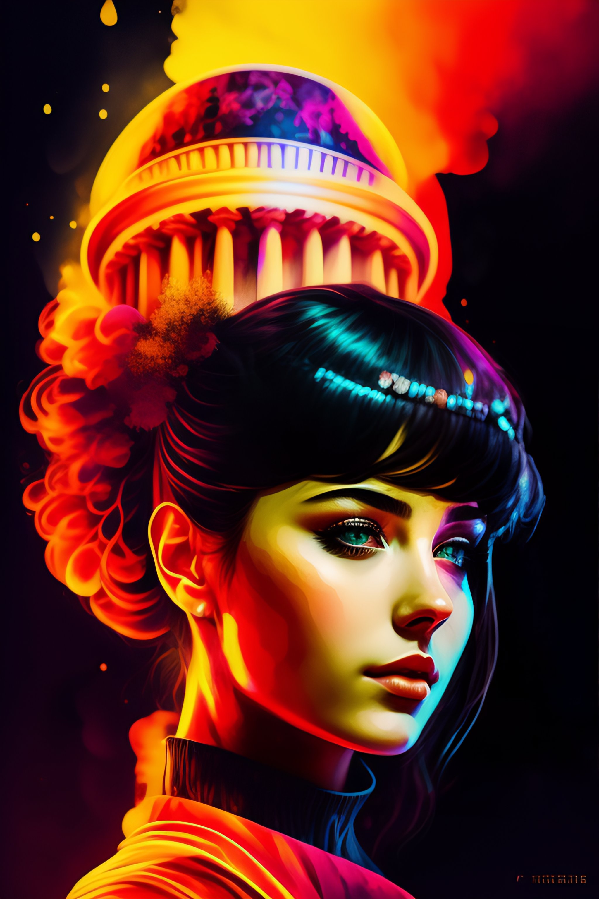 Lexica - Xbox, greek column background; 18mm portrait, sharpen focus ...