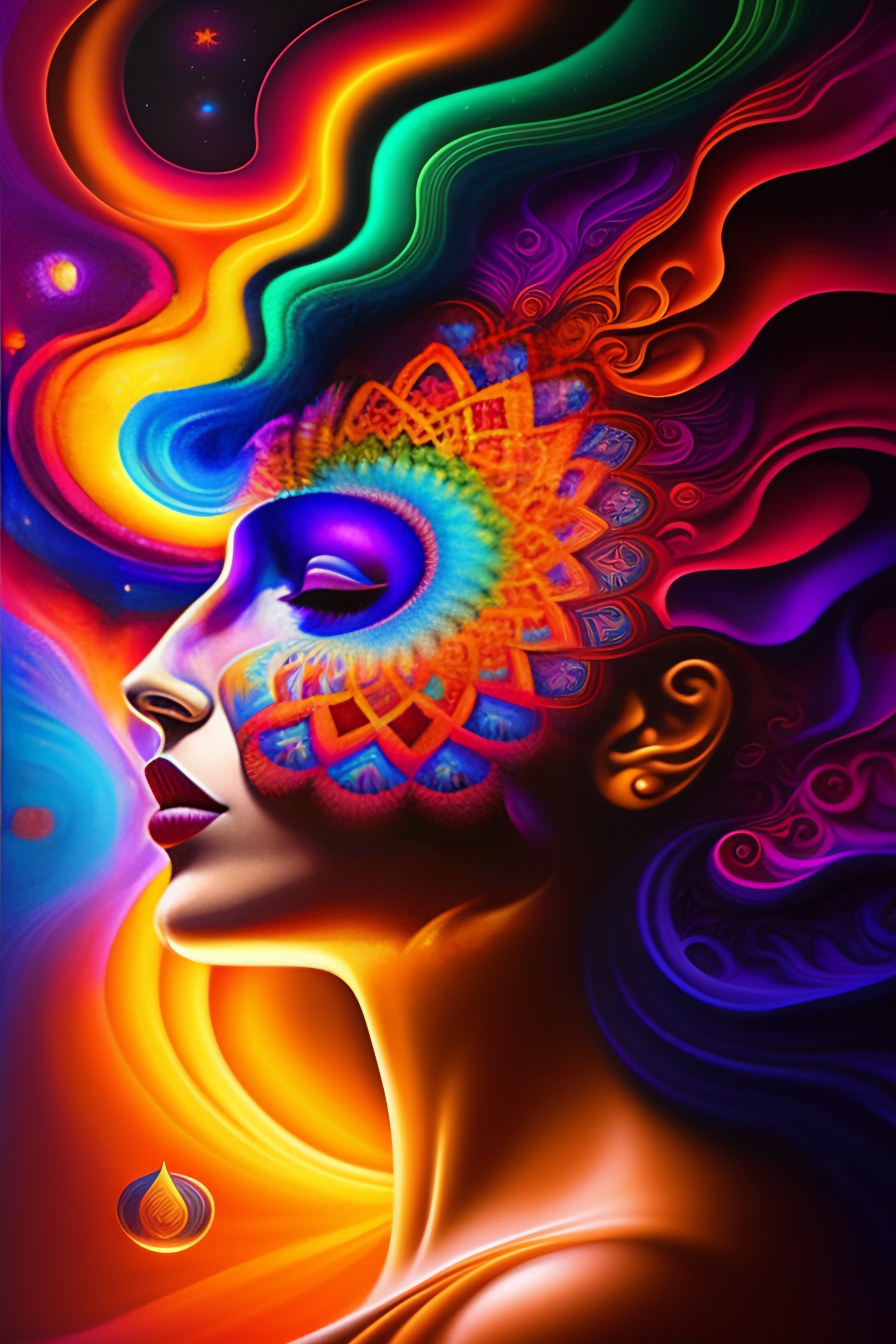 Lexica - Viaje a otra dimensión, arte psicodélico, salvia divinorum ...