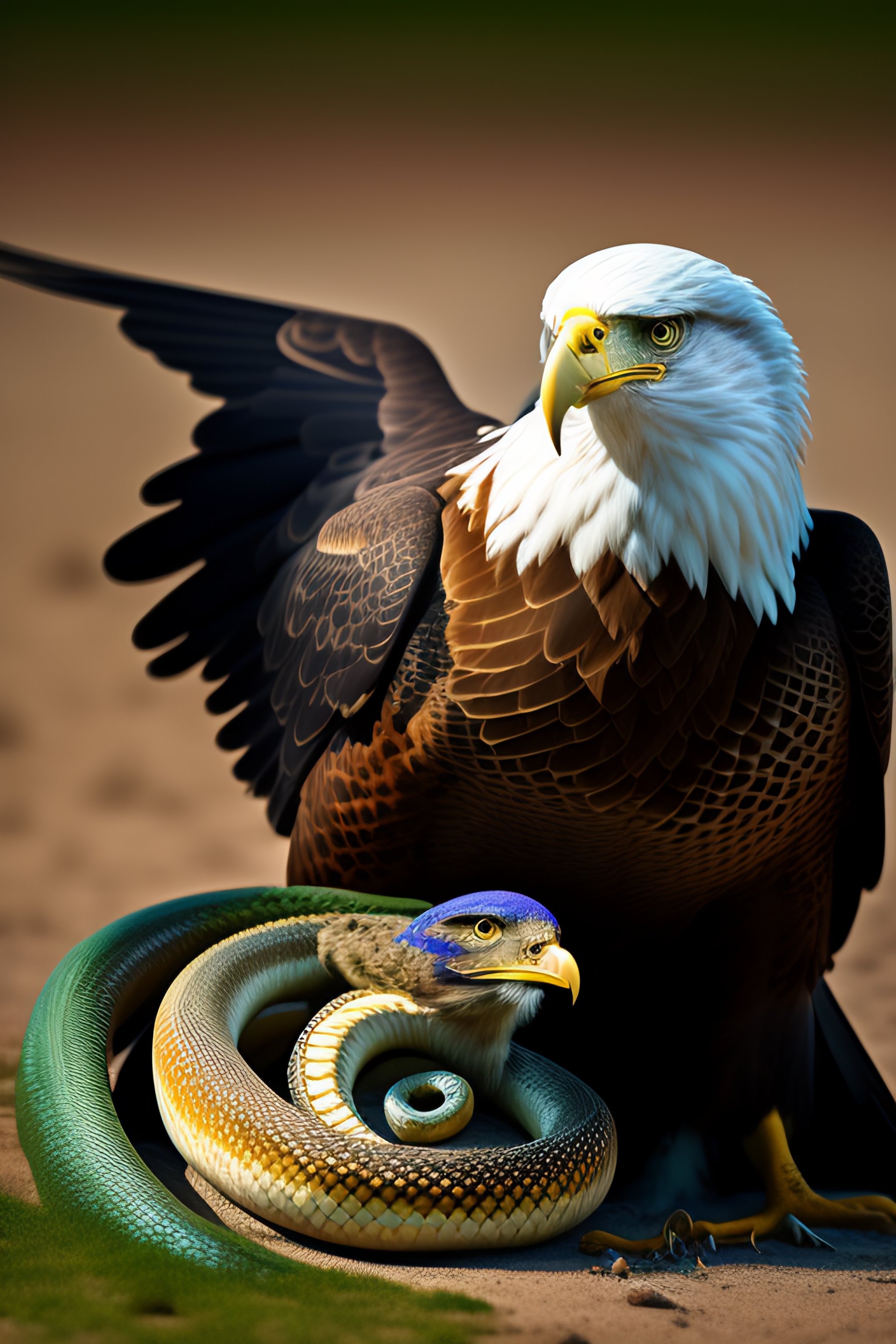 Eagle Vs Snake