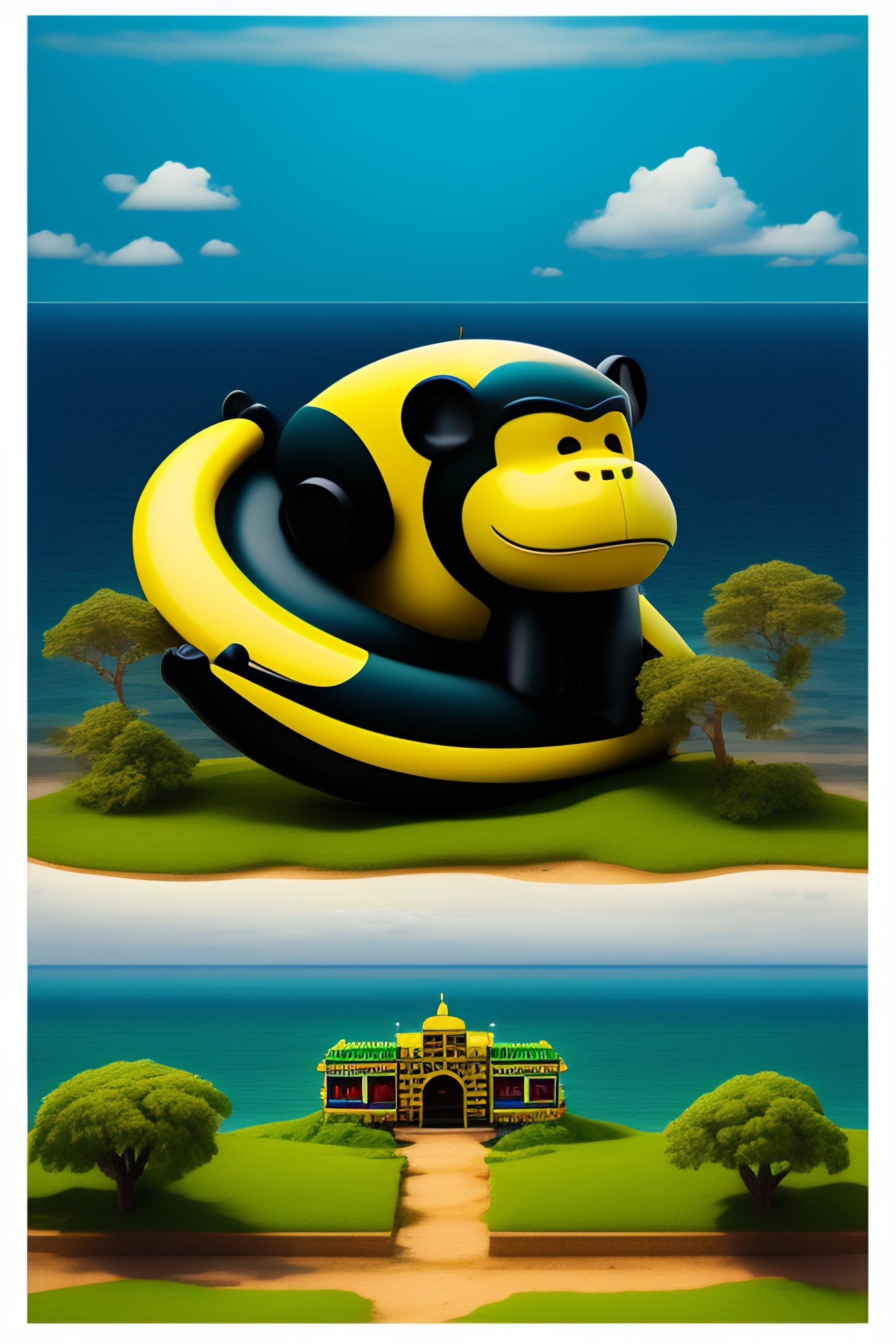 Lexica - Lego, monkey, banana, island,