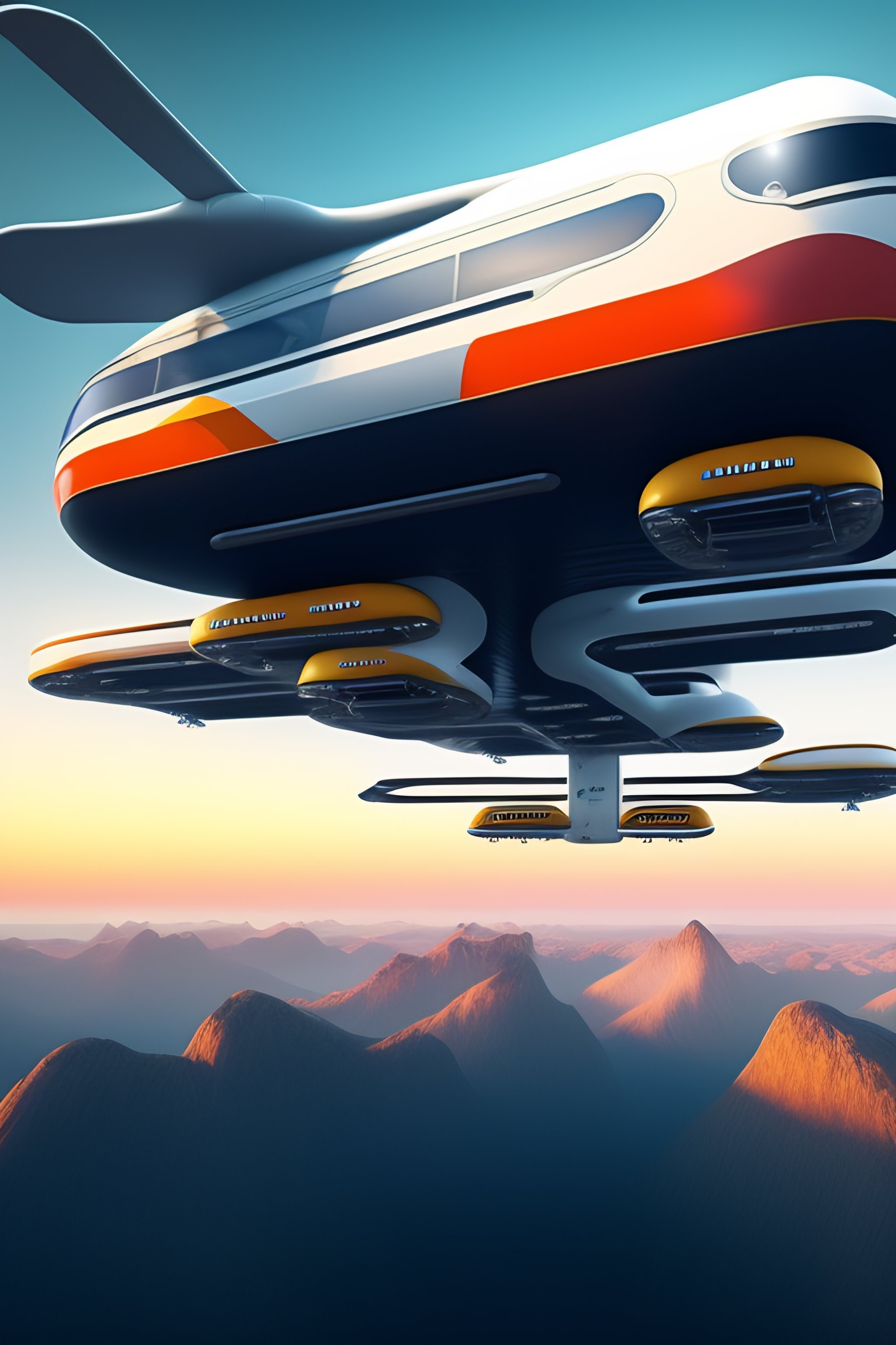 Lexica - Public air transport such as flying taxis or aerial monorails ...