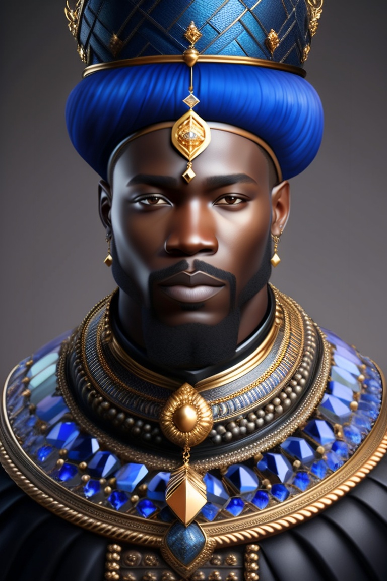 Lexica - Sapphire Rod of Iron and Black African King