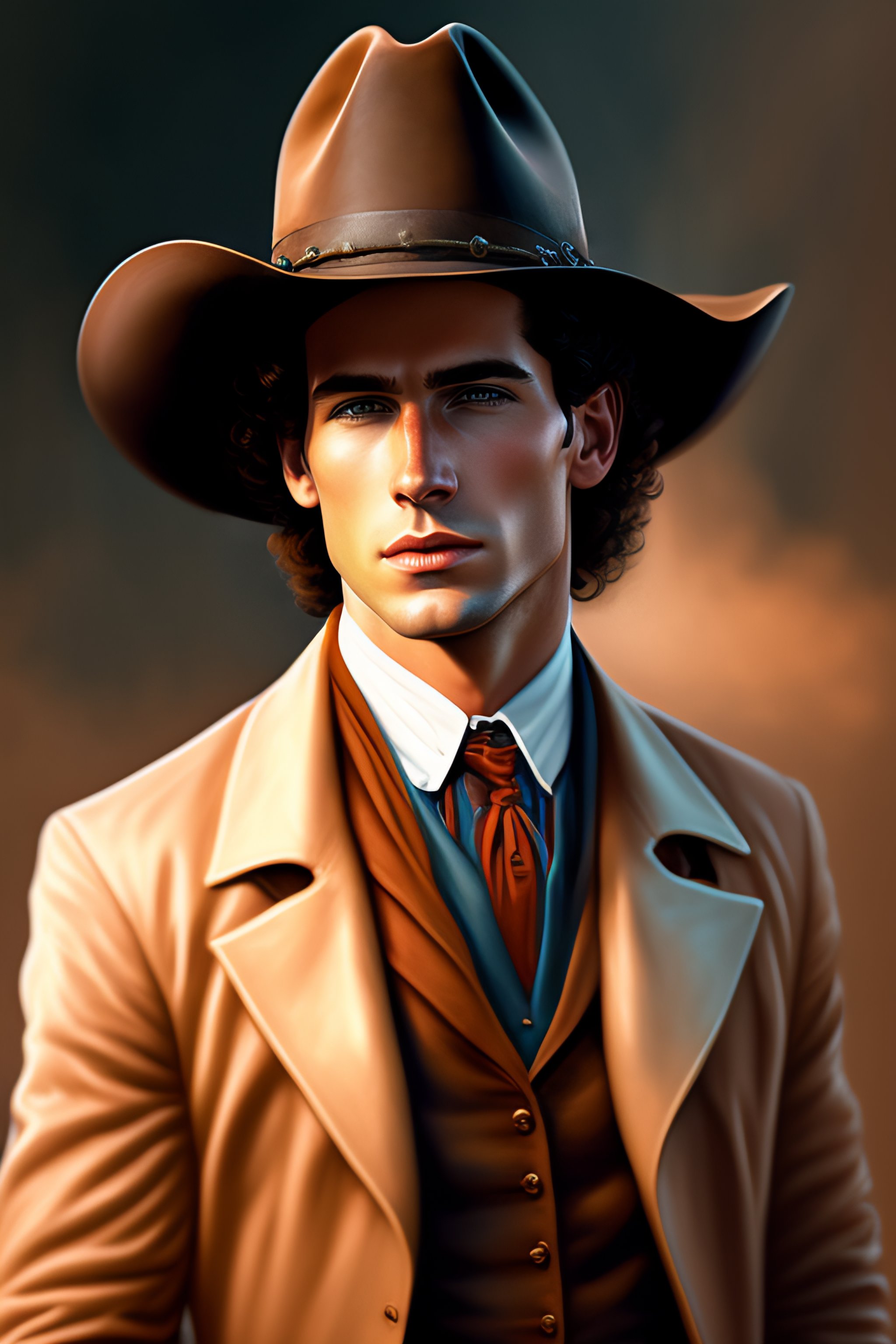 Lexica - Rich american doctor cowboy 30 years old pale man from ...