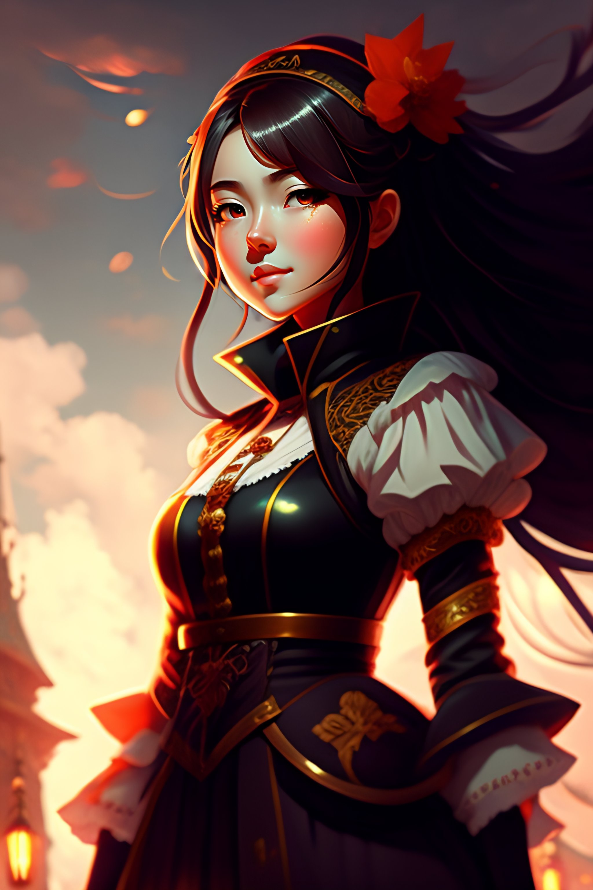 Lexica - Baroque oil painting anime key visual full body portrait ...