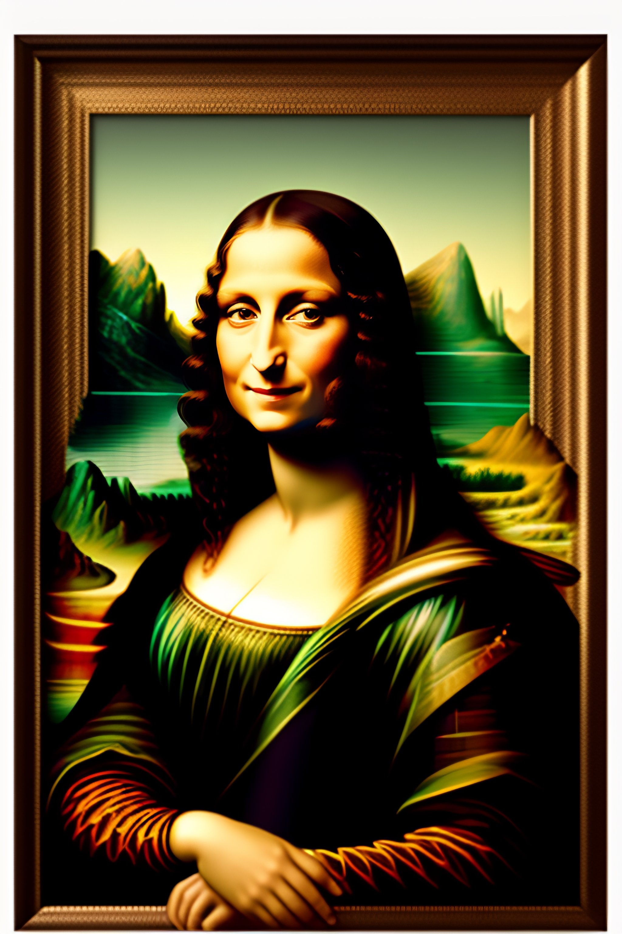 Lexica - Mona Lisa as a monkey