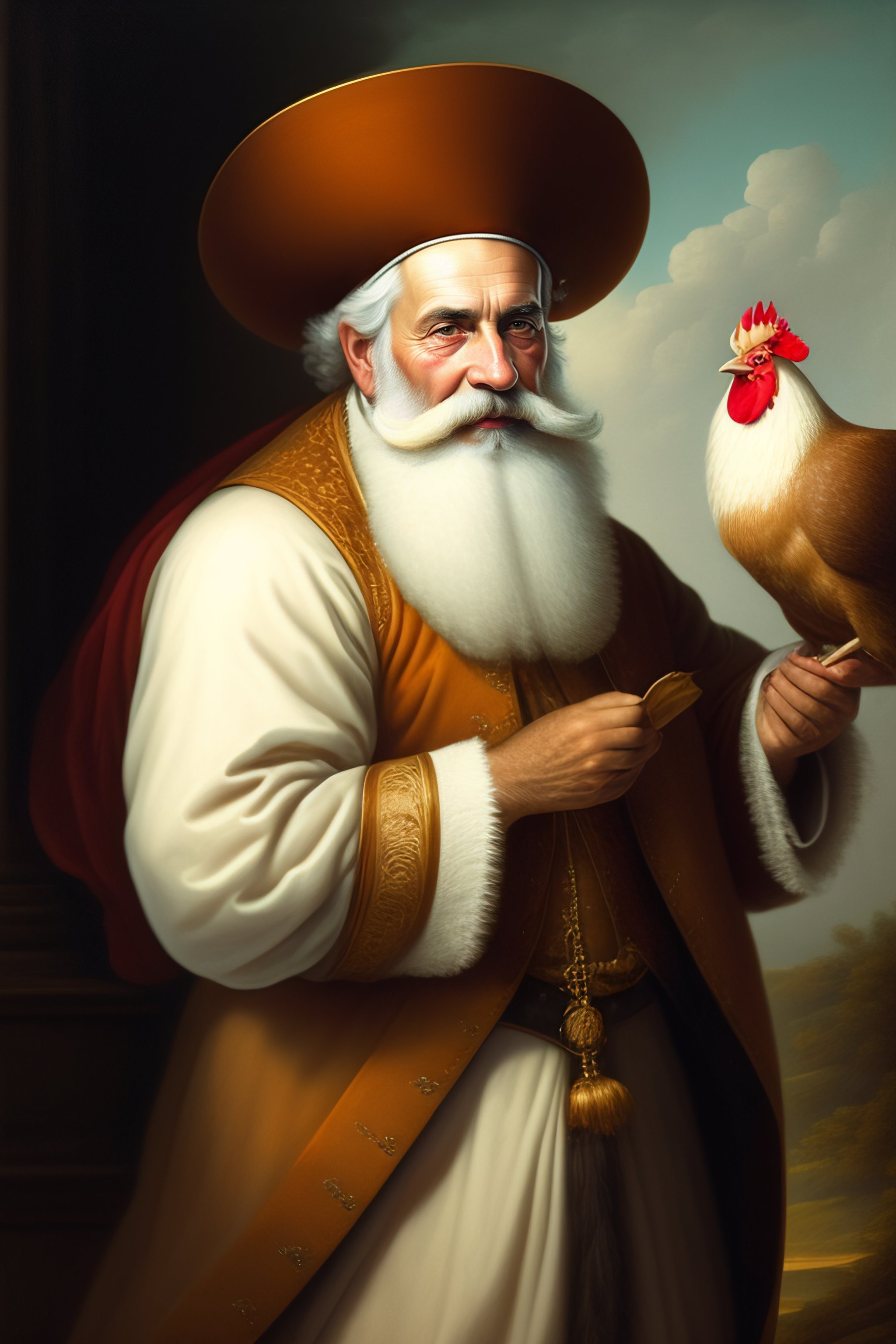 Lexica - An old Jewish man from the 18th century with a white beard ...