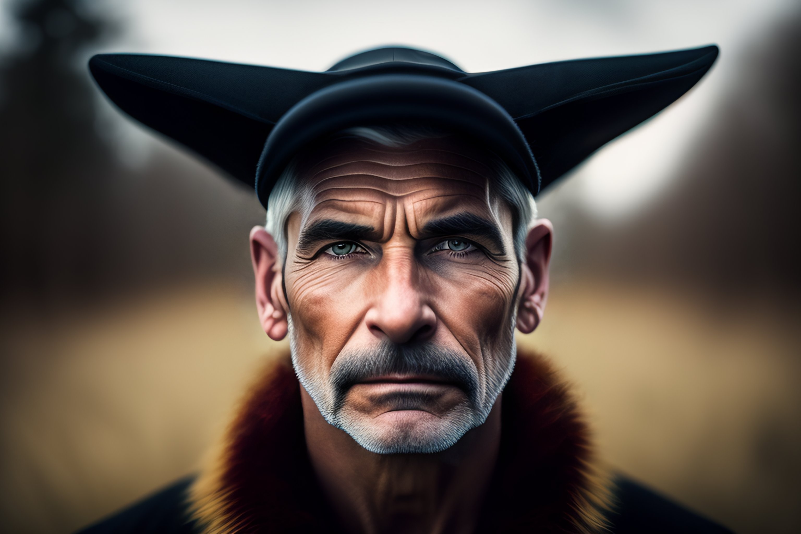 Lexica - Photo of demon steve buchemy, round ears, full body portrait ...