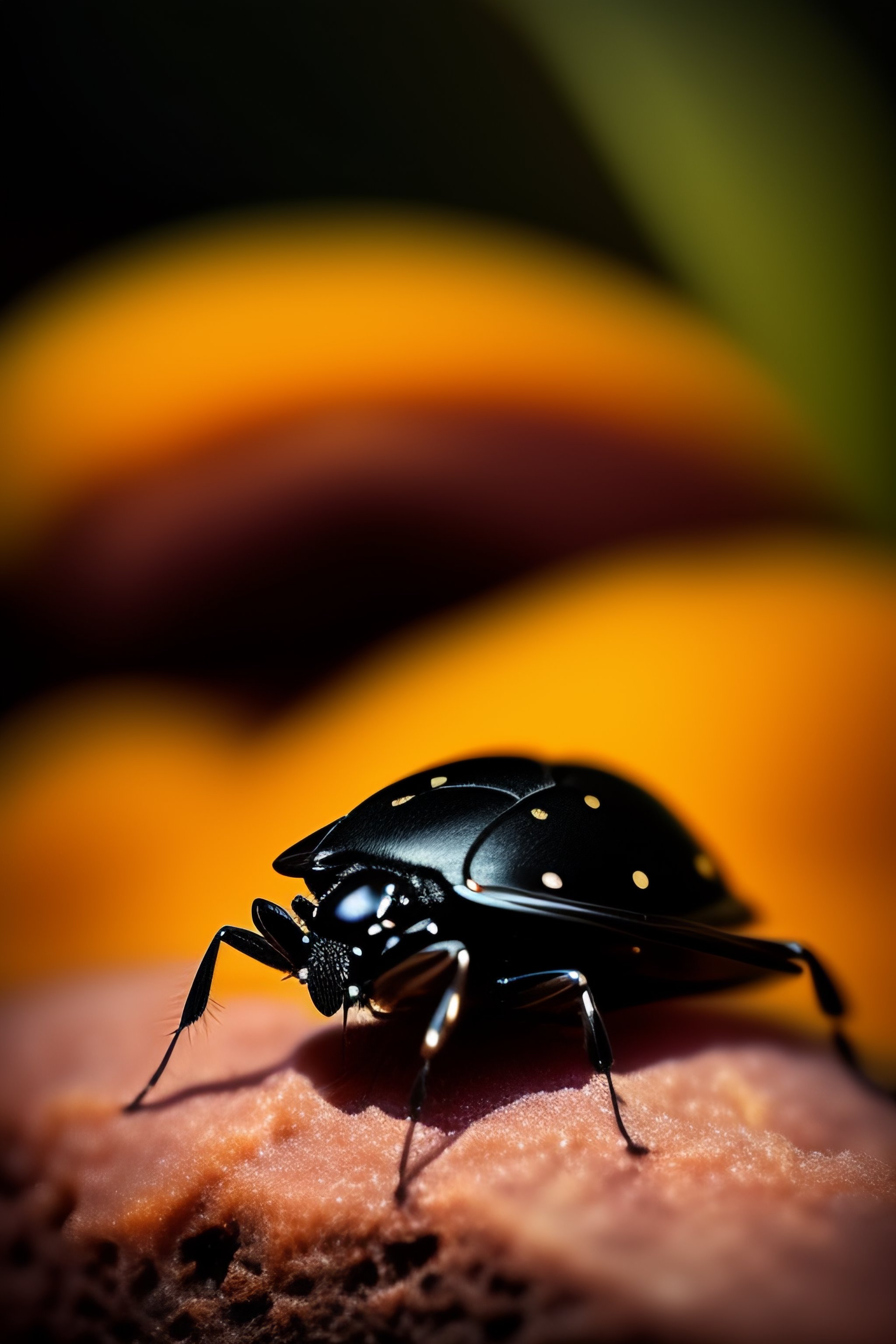 Lexica - Black bug, sad face