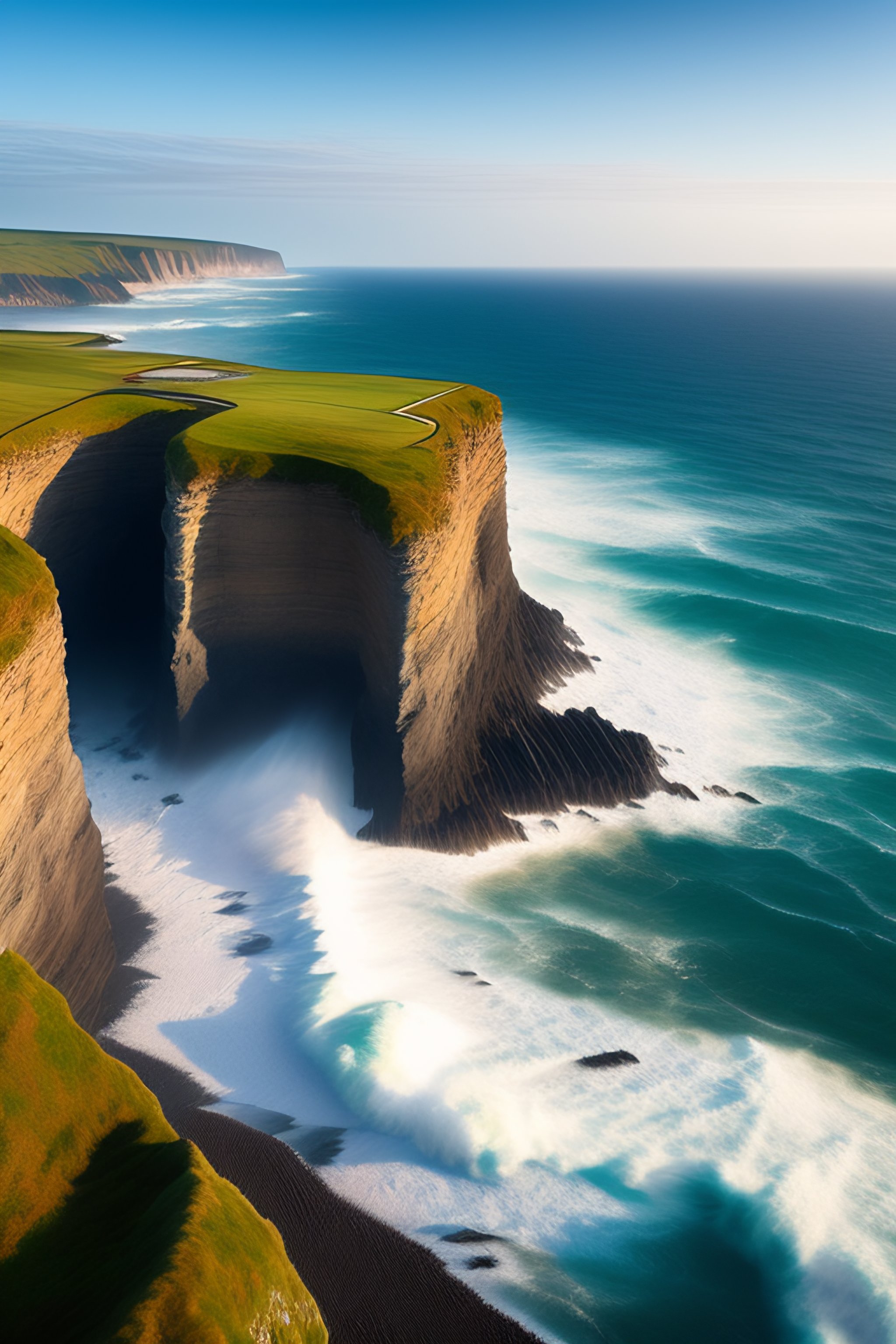 Lexica - Cliffs Sea Stormy Coastal landscape Rugged coastline Angry sea ...