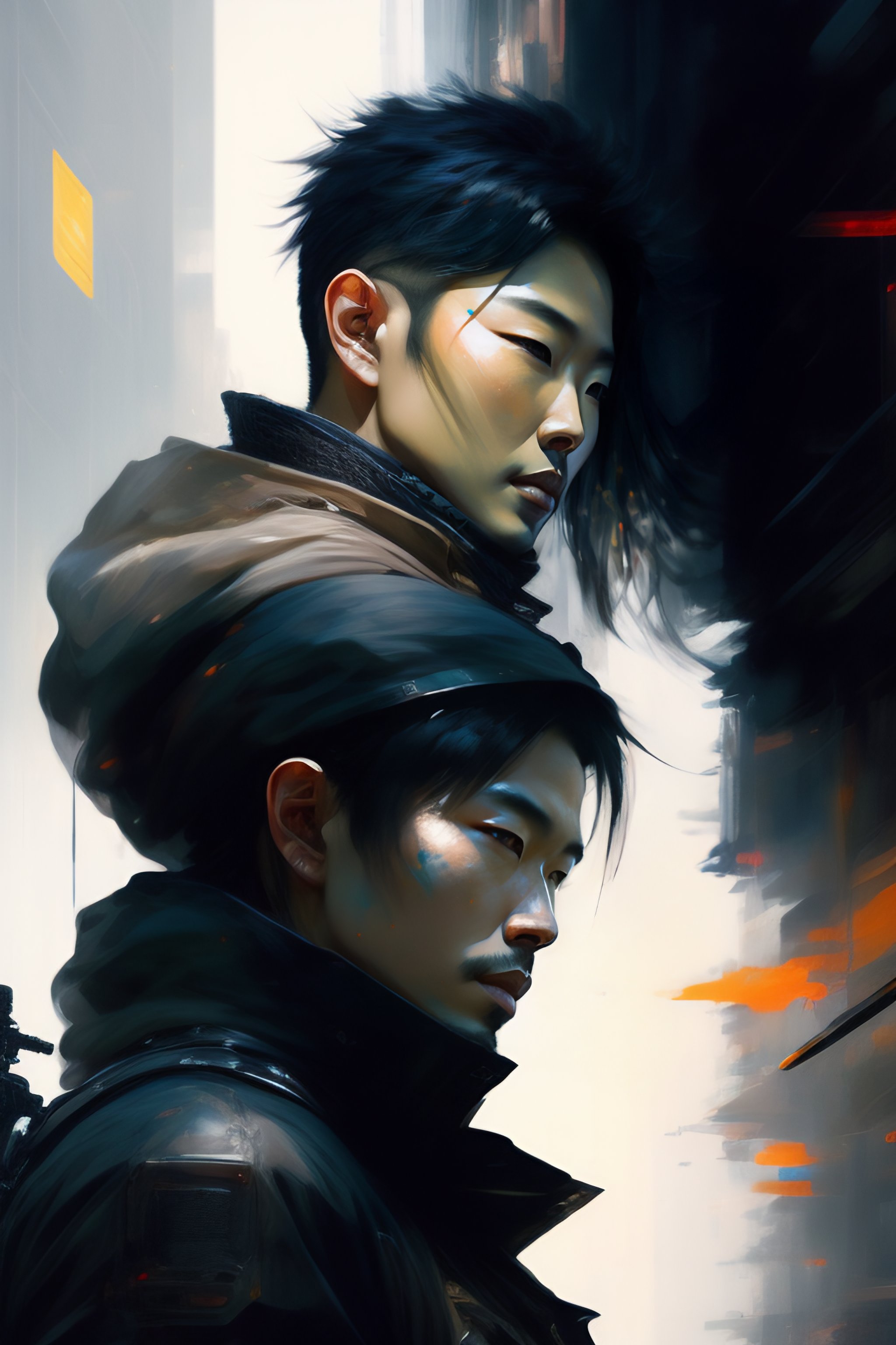 Lexica - Gojo satoru, painting, collaborative artwork of greg ruthowski ...