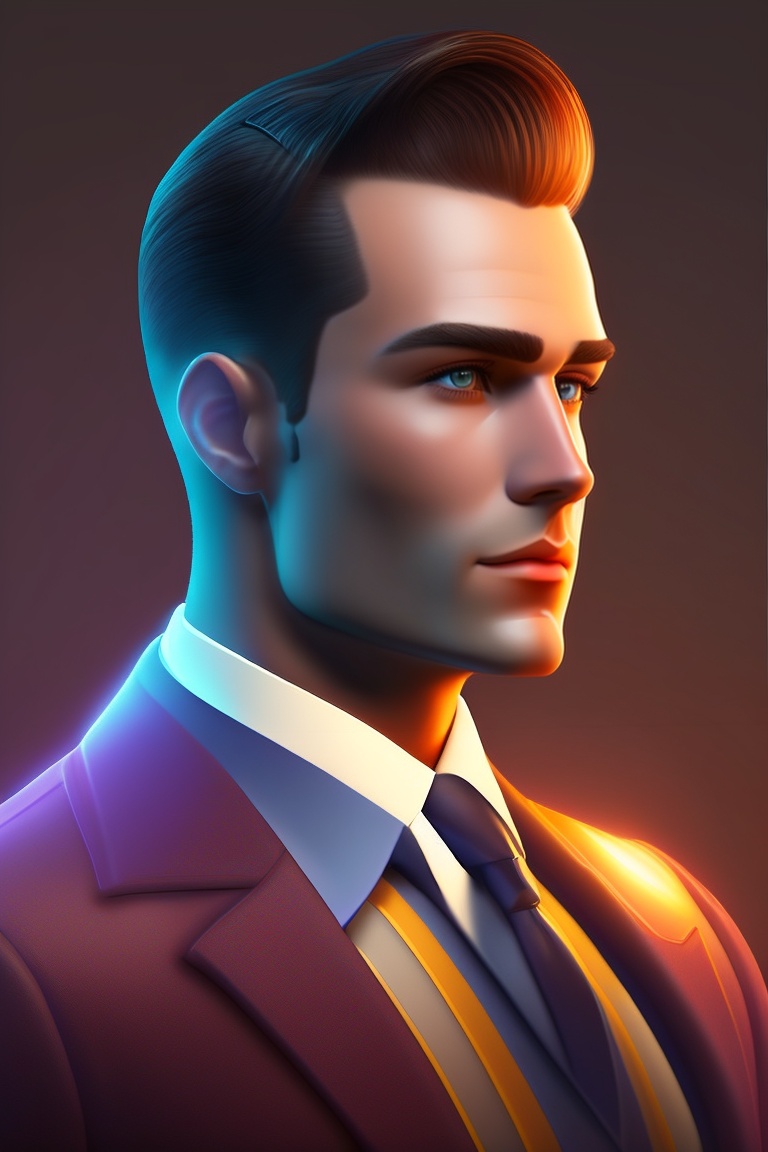 Lexica - Two-dimensional, man, white collar, management