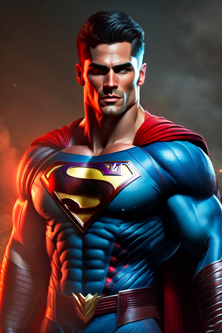 Lexica - RAW Photo, full Body Portrait, Superman as a ((dark vampire ...
