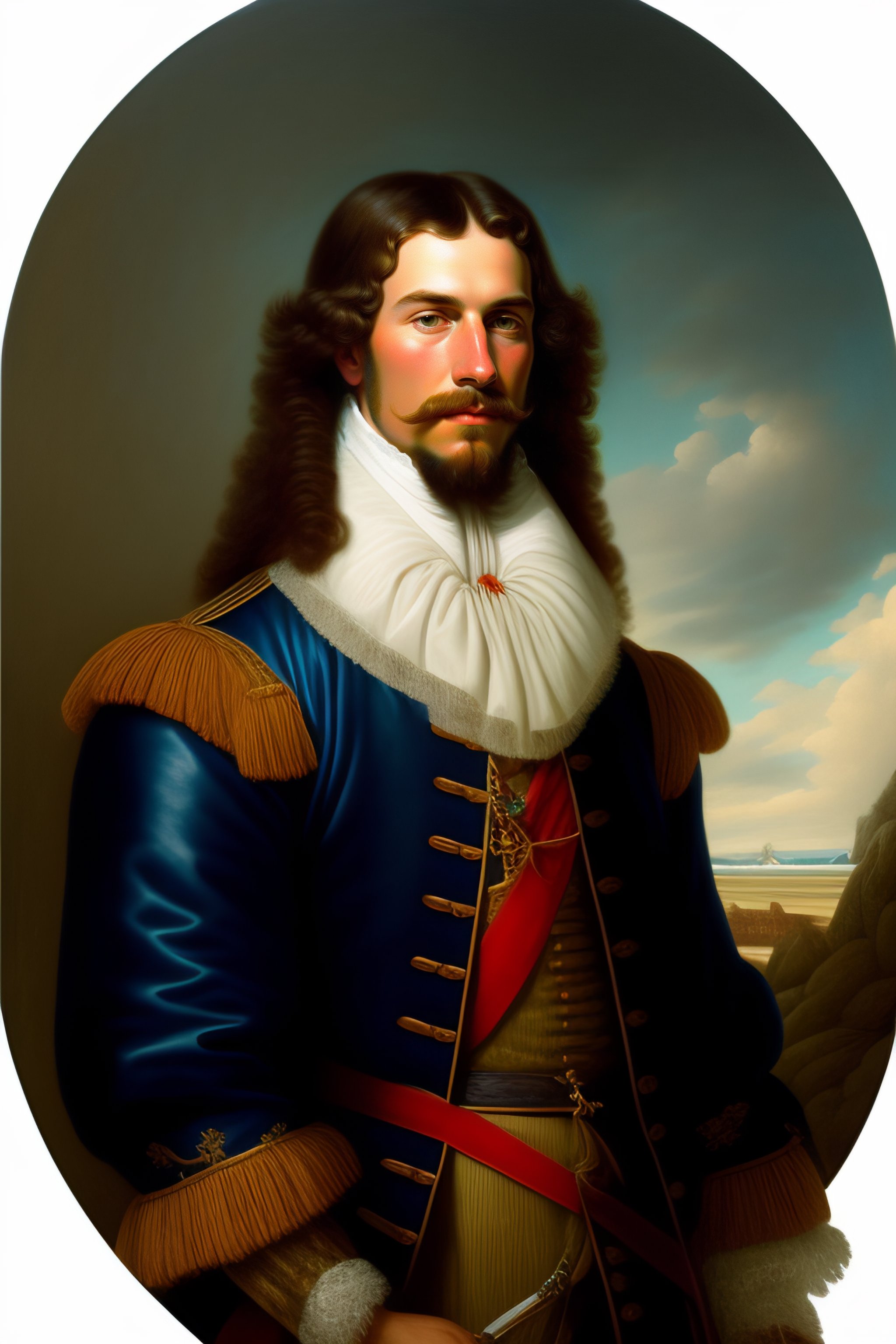 Lexica - Portrait of a english privateer, very detailed