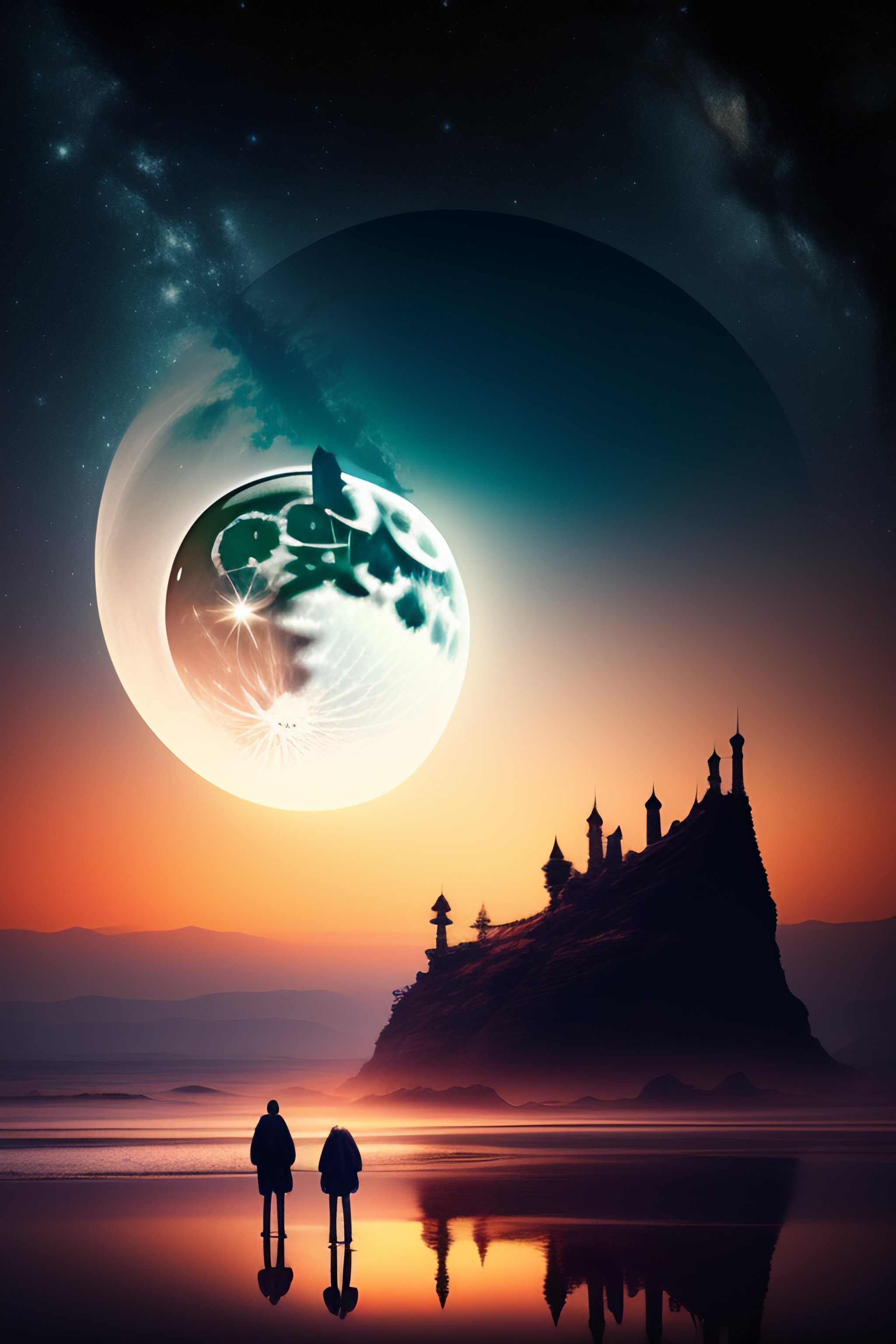 Lexica - People look to the moon and thinking