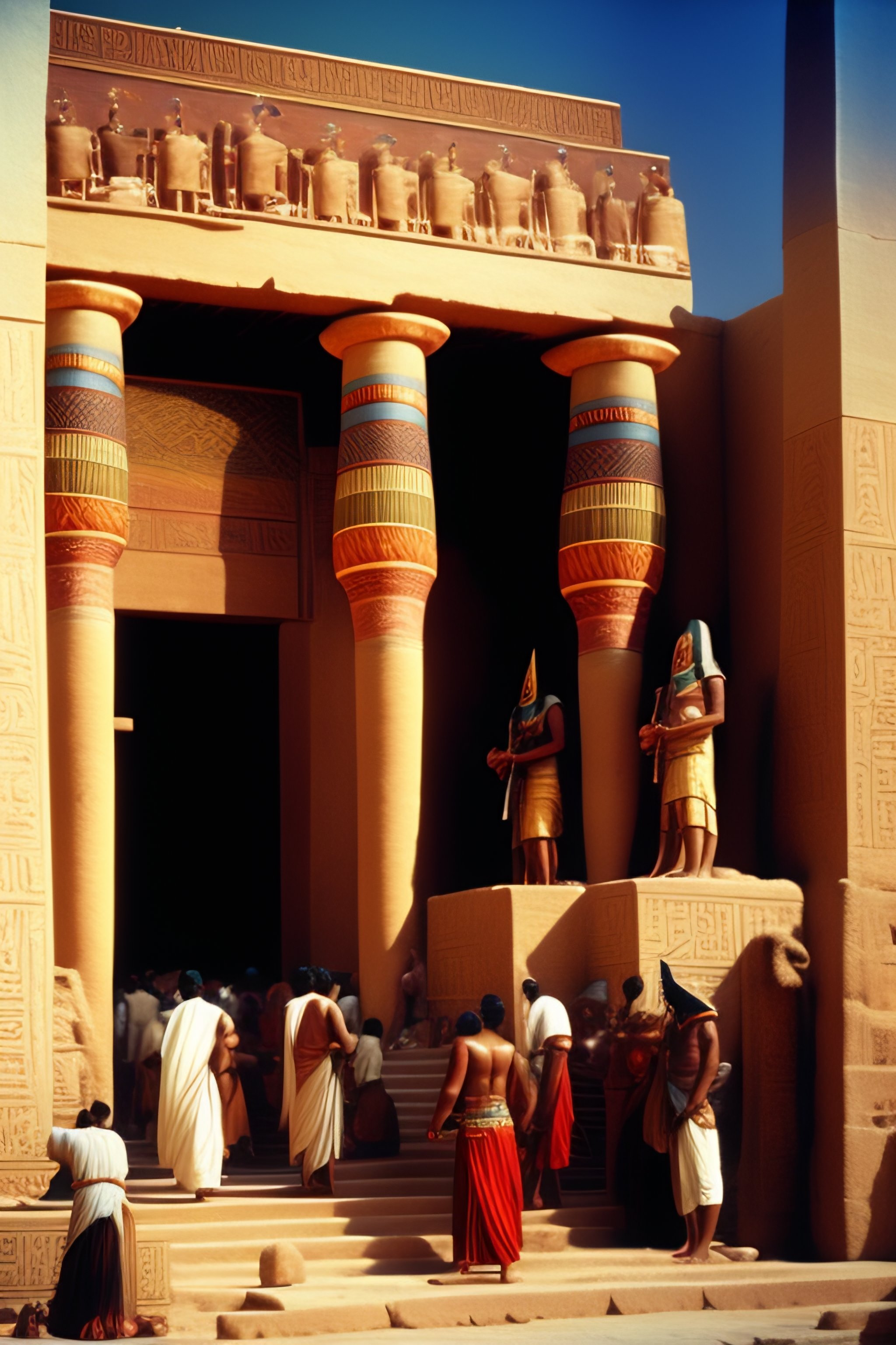 Lexica - Gorgeous cinematography wide shot of Ancient Egypt, Egyptian ...