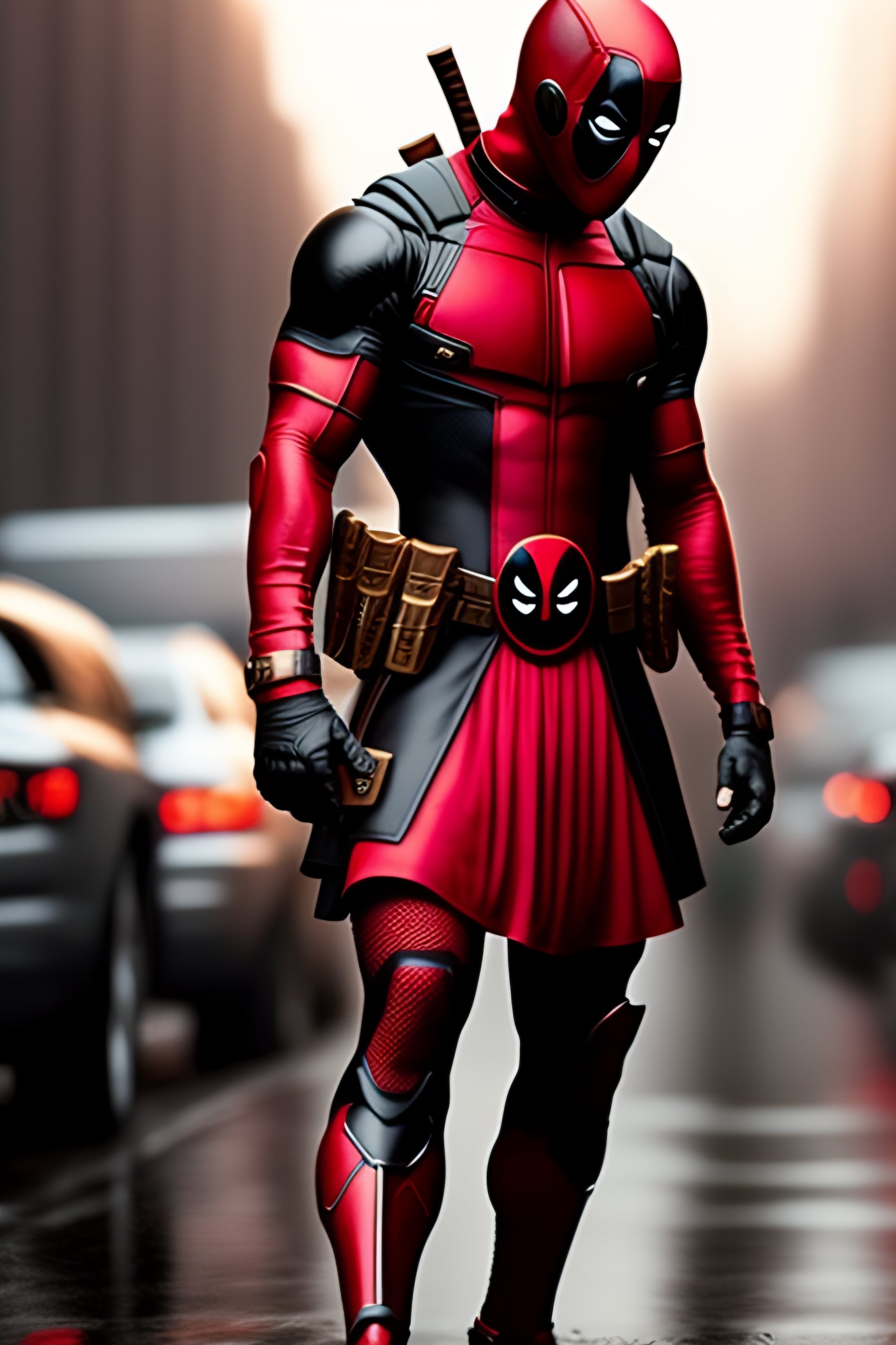 Lexica - Deadpool in a skirt