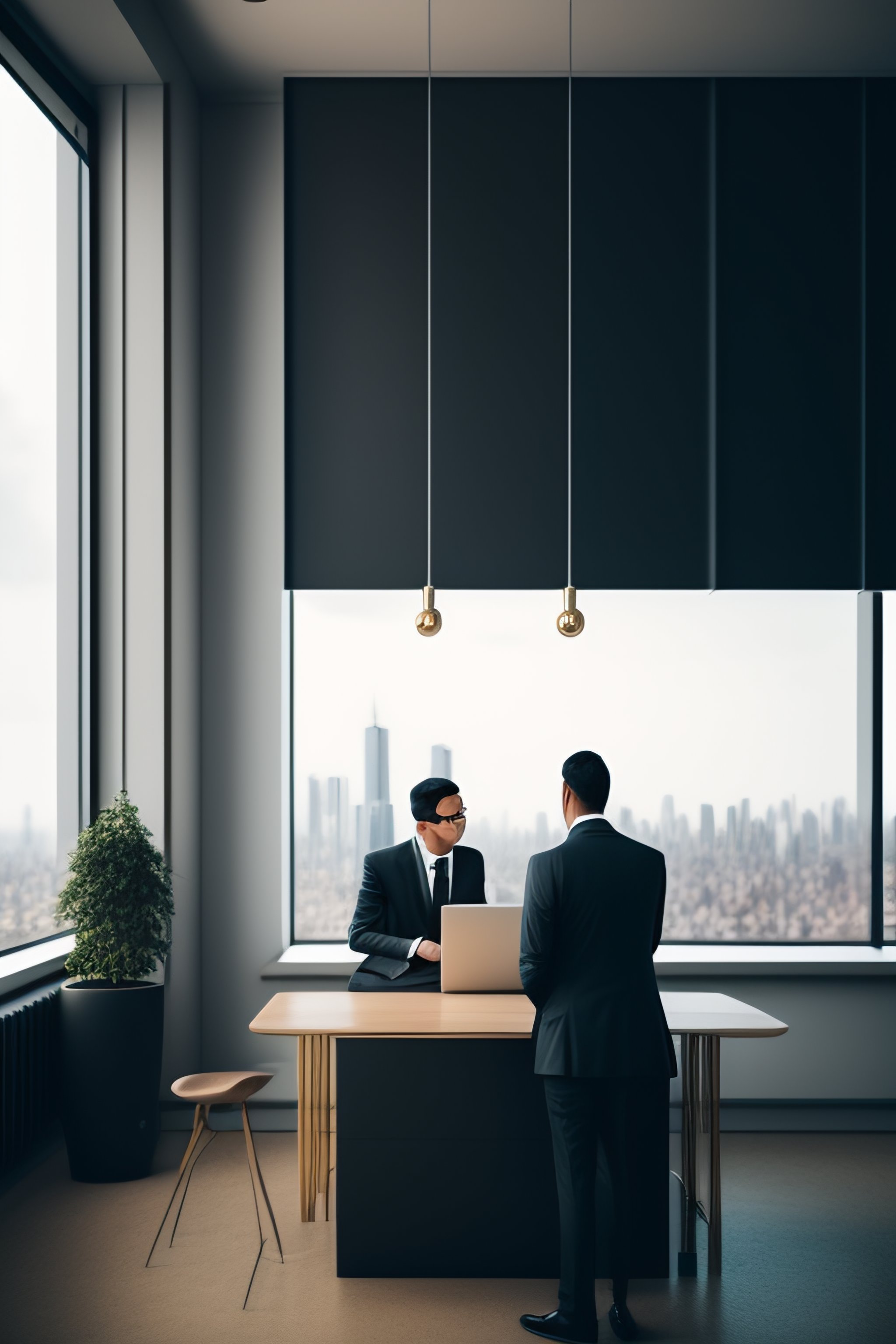 Lexica - Two people working in an office