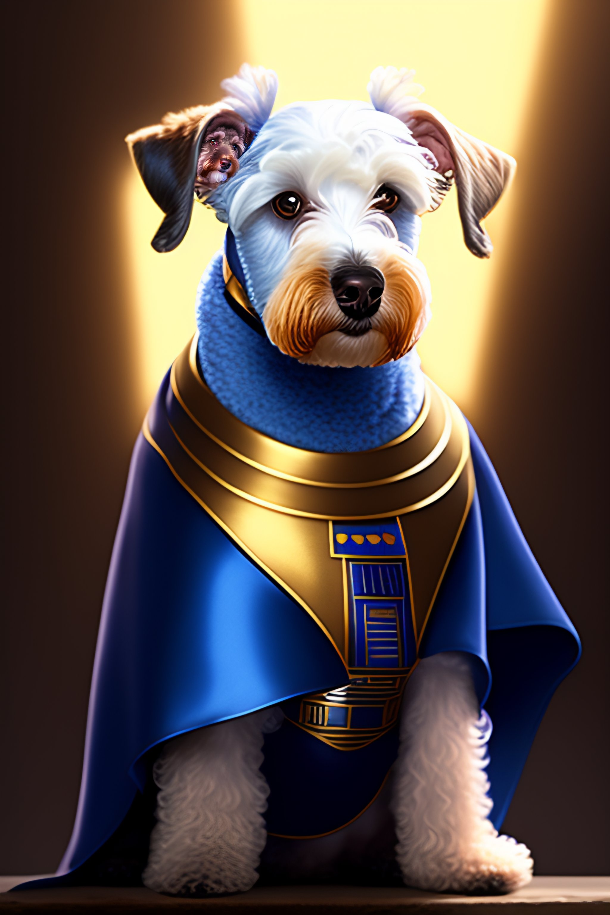 Lexica - Star Wars scene artificial intelligence aBedlington Terrier ...