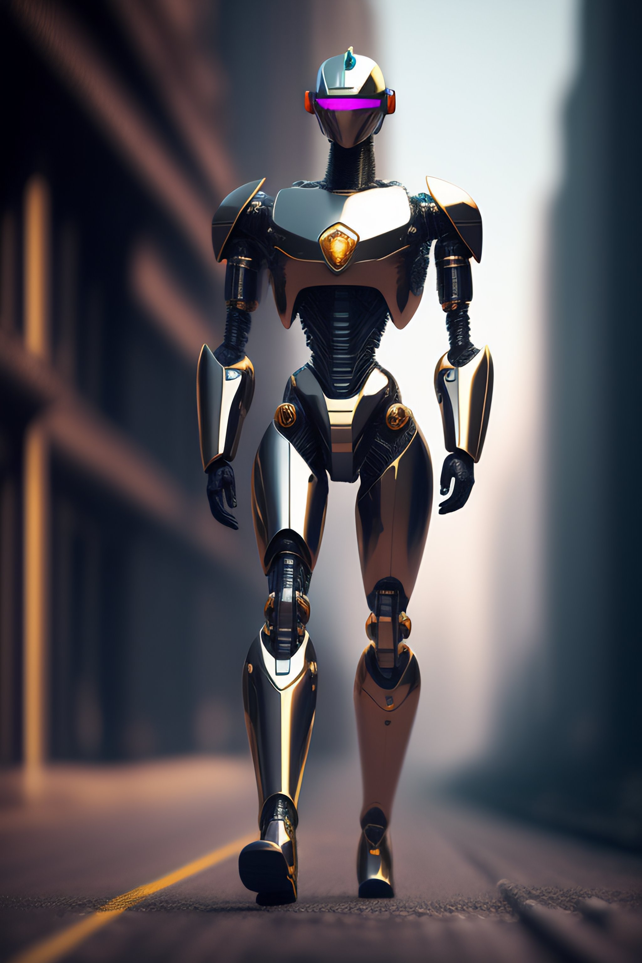 Lexica - Human robot extremally attractive long legs competition scary ...