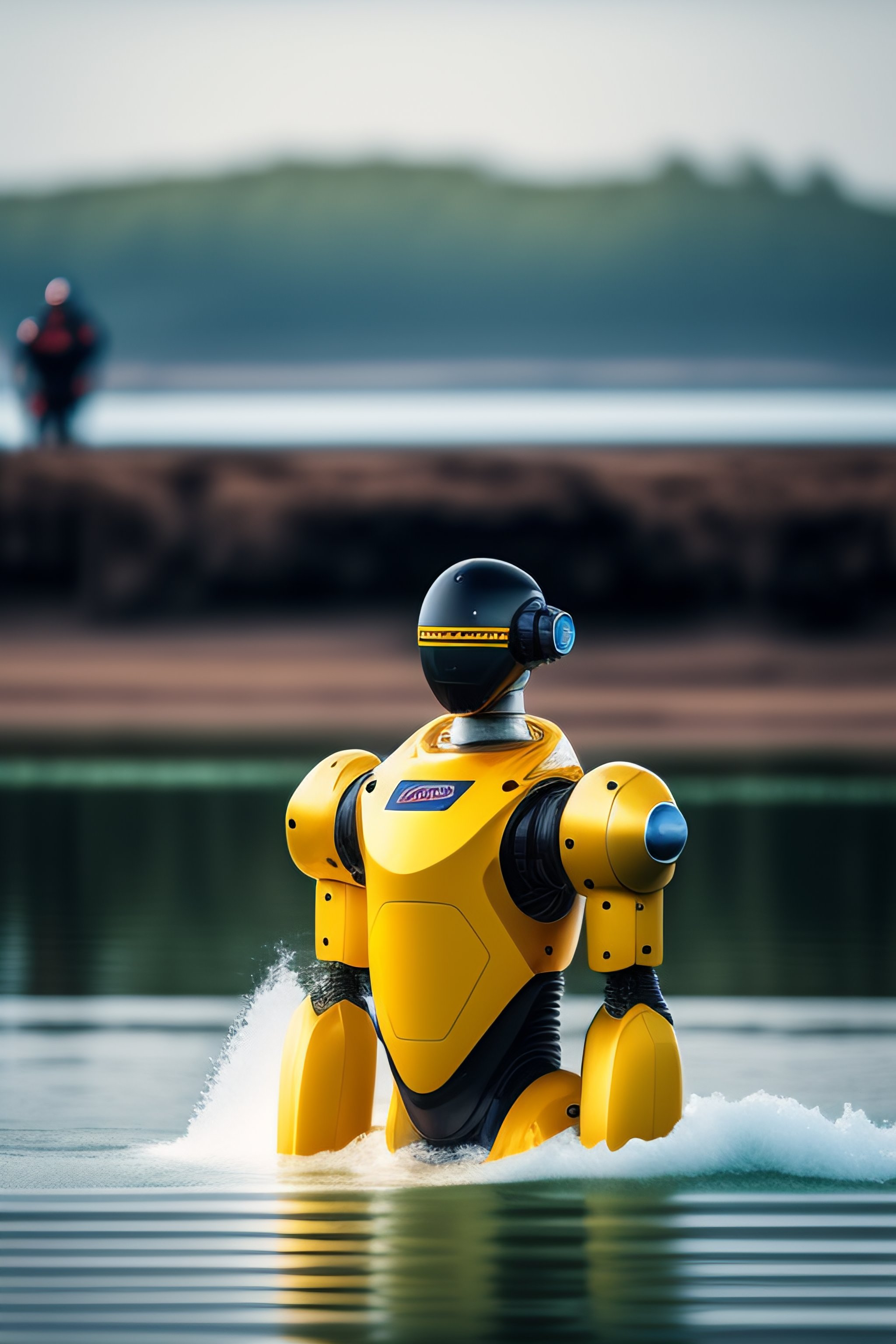 Lexica - Human robot on the water