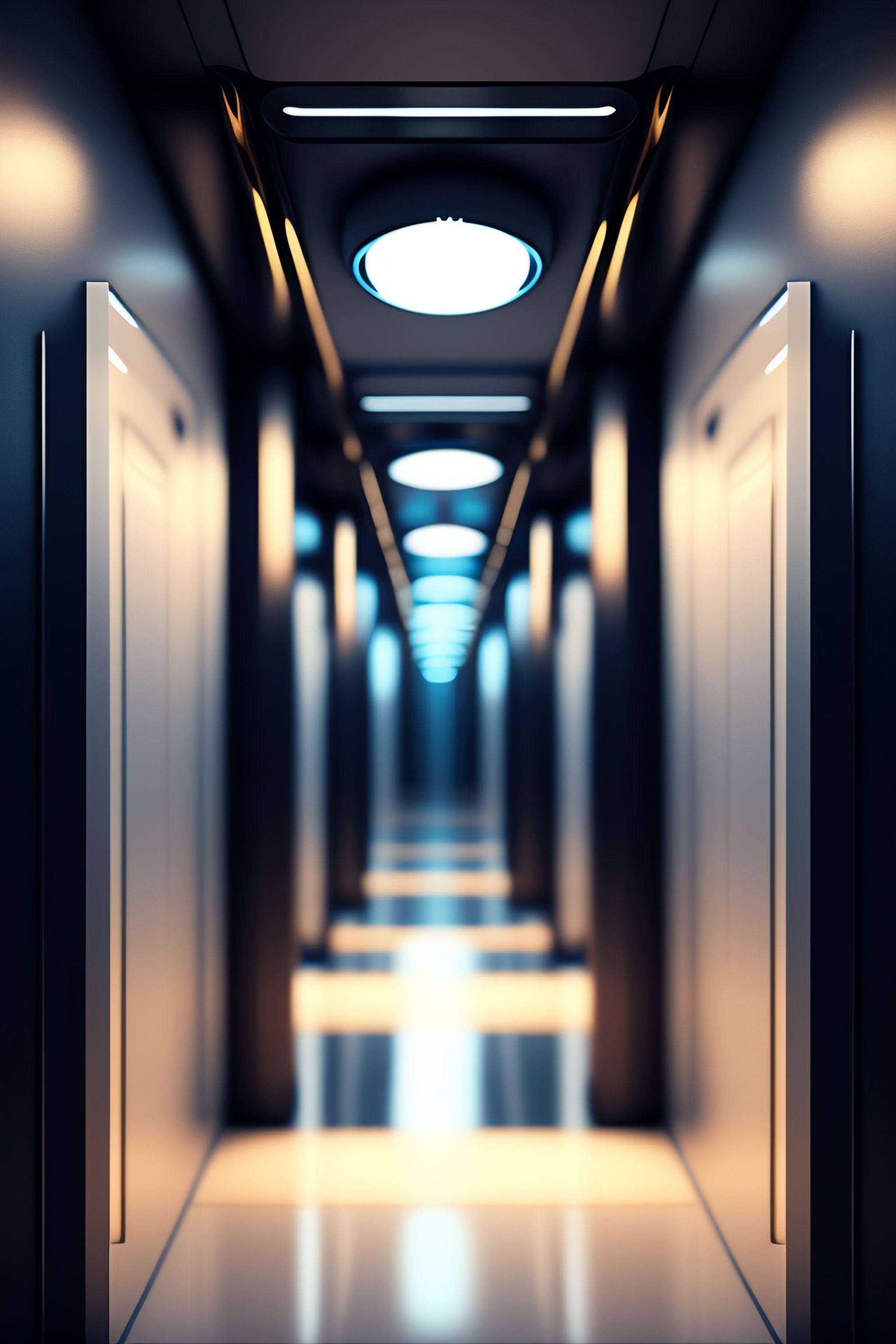 Futuristic Hallway