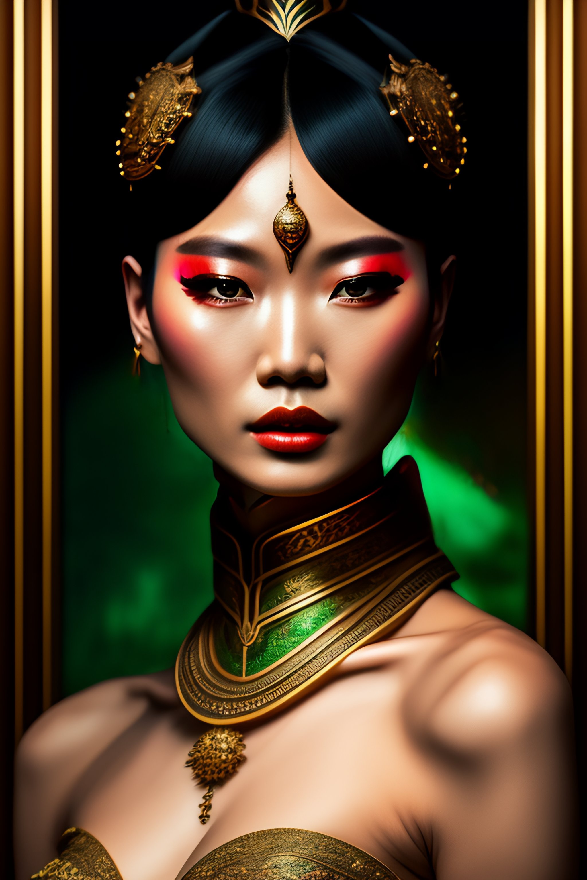 Lexica - Ultra-sharp photography of a beautiful ancient asian princess ...
