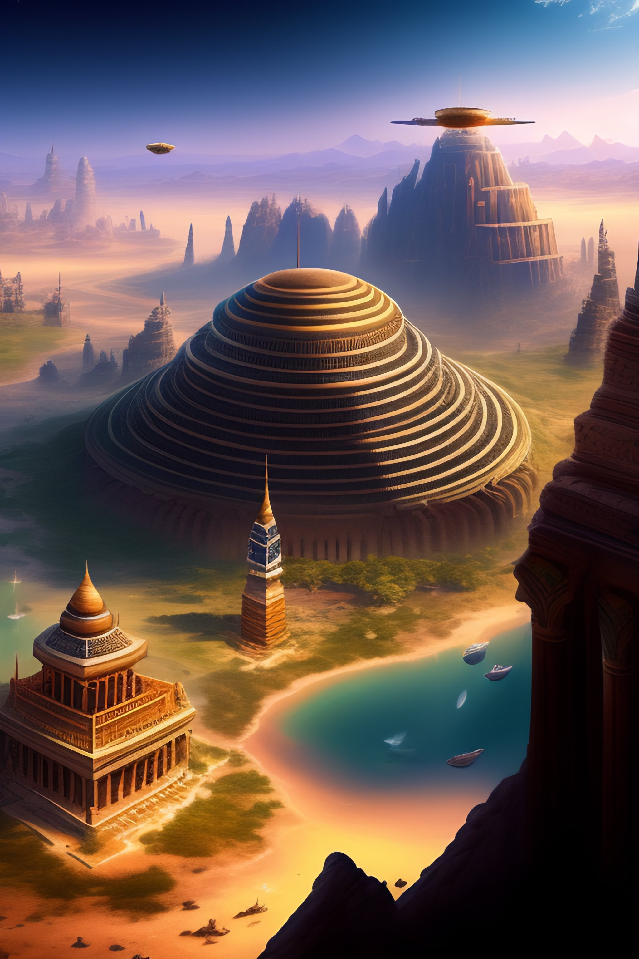 Lexica - A ancient flying city
