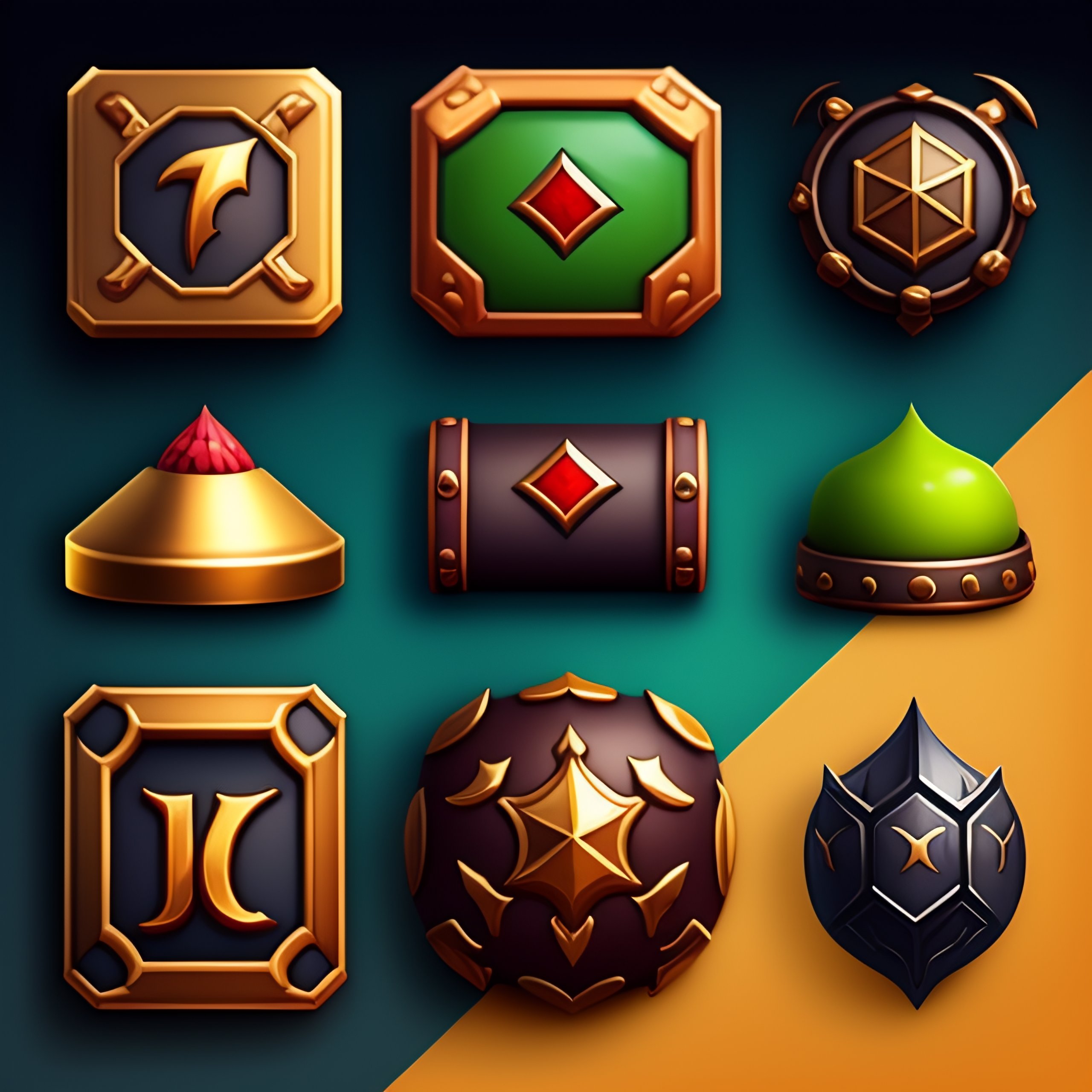 Lexica - Stylized RPG game icons