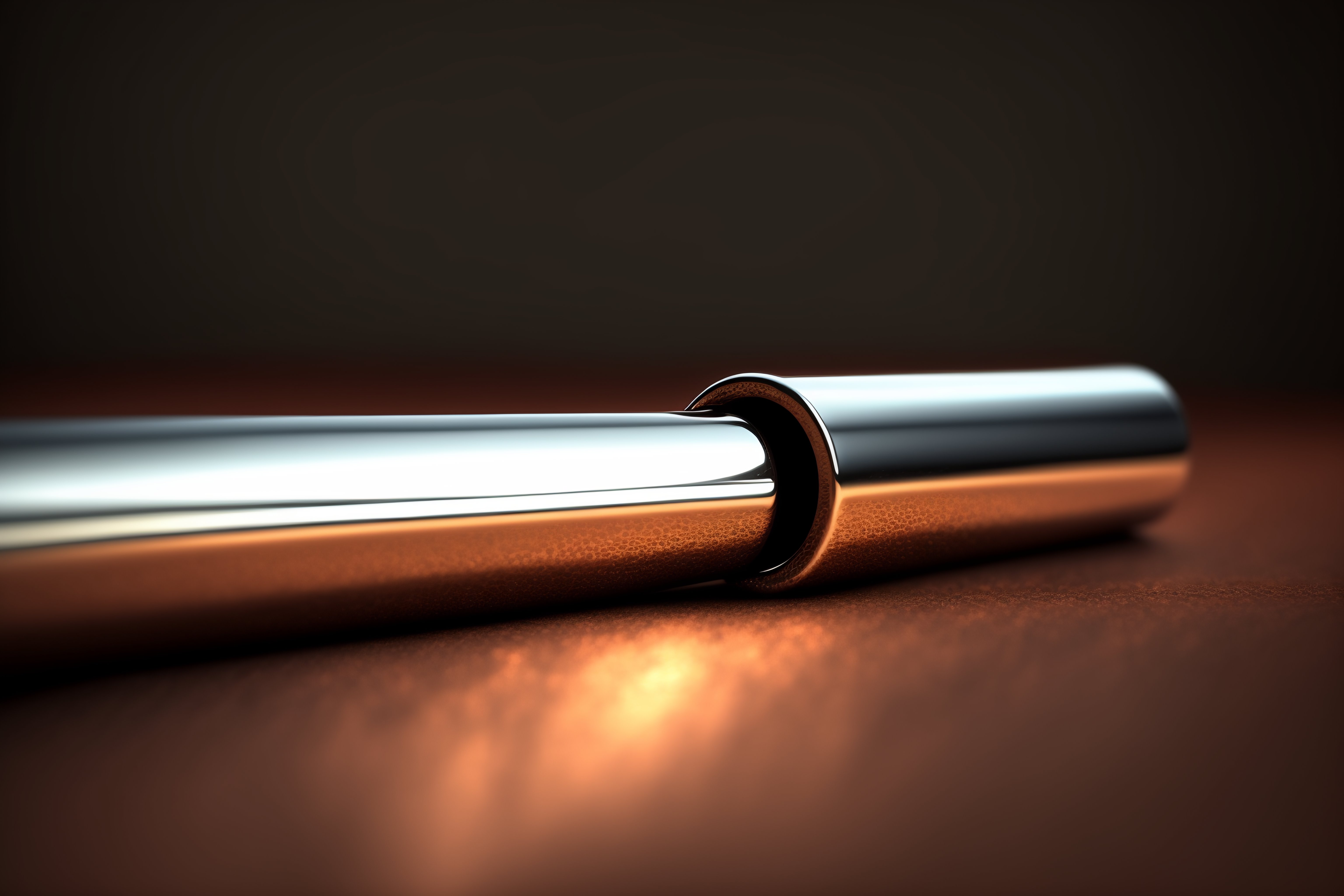 Lexica - A striking fantasy portrait of a single metal rod laying down ...