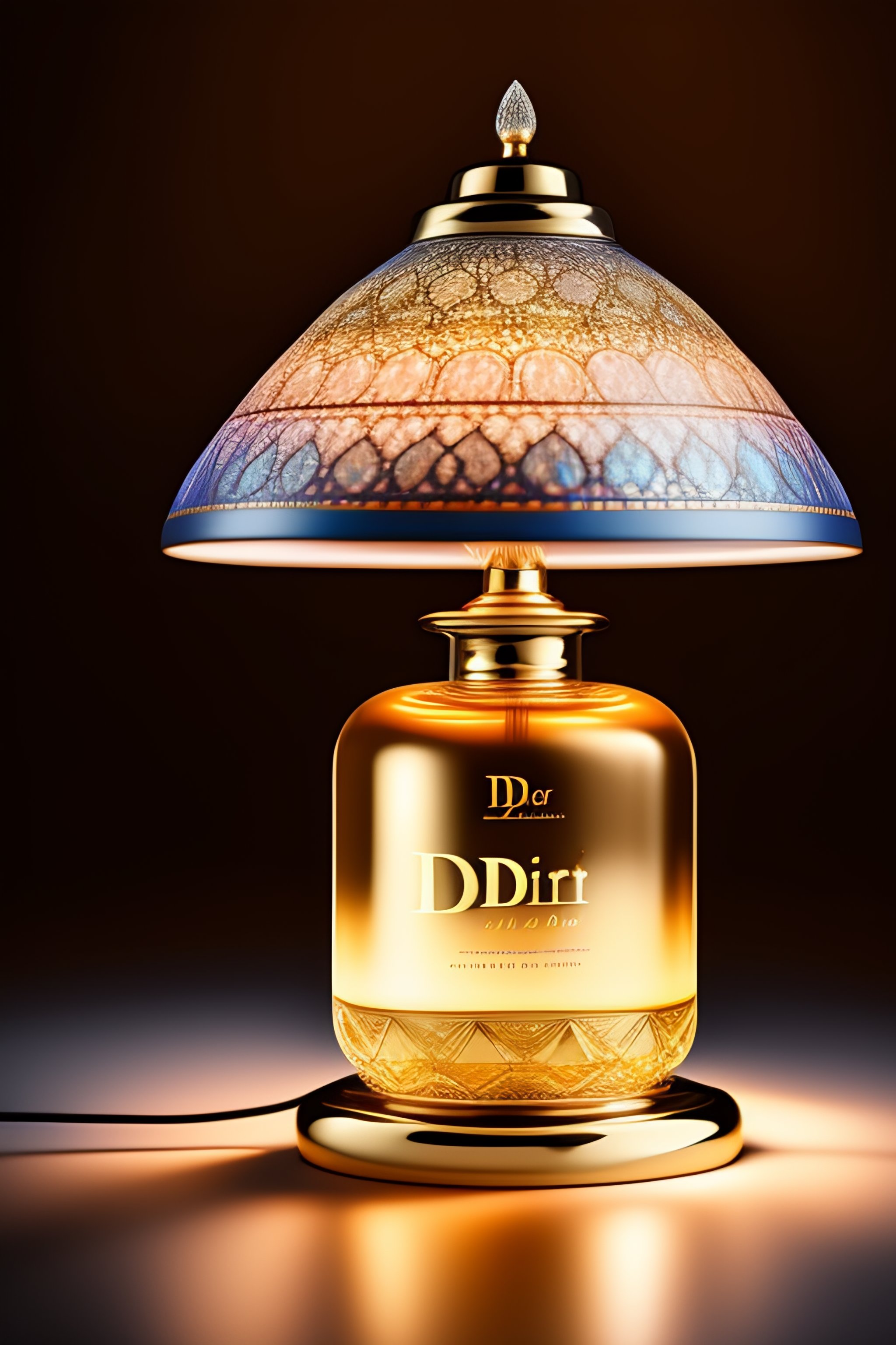 Lexica - A table lamp designed by christian dior in the shape of a ...