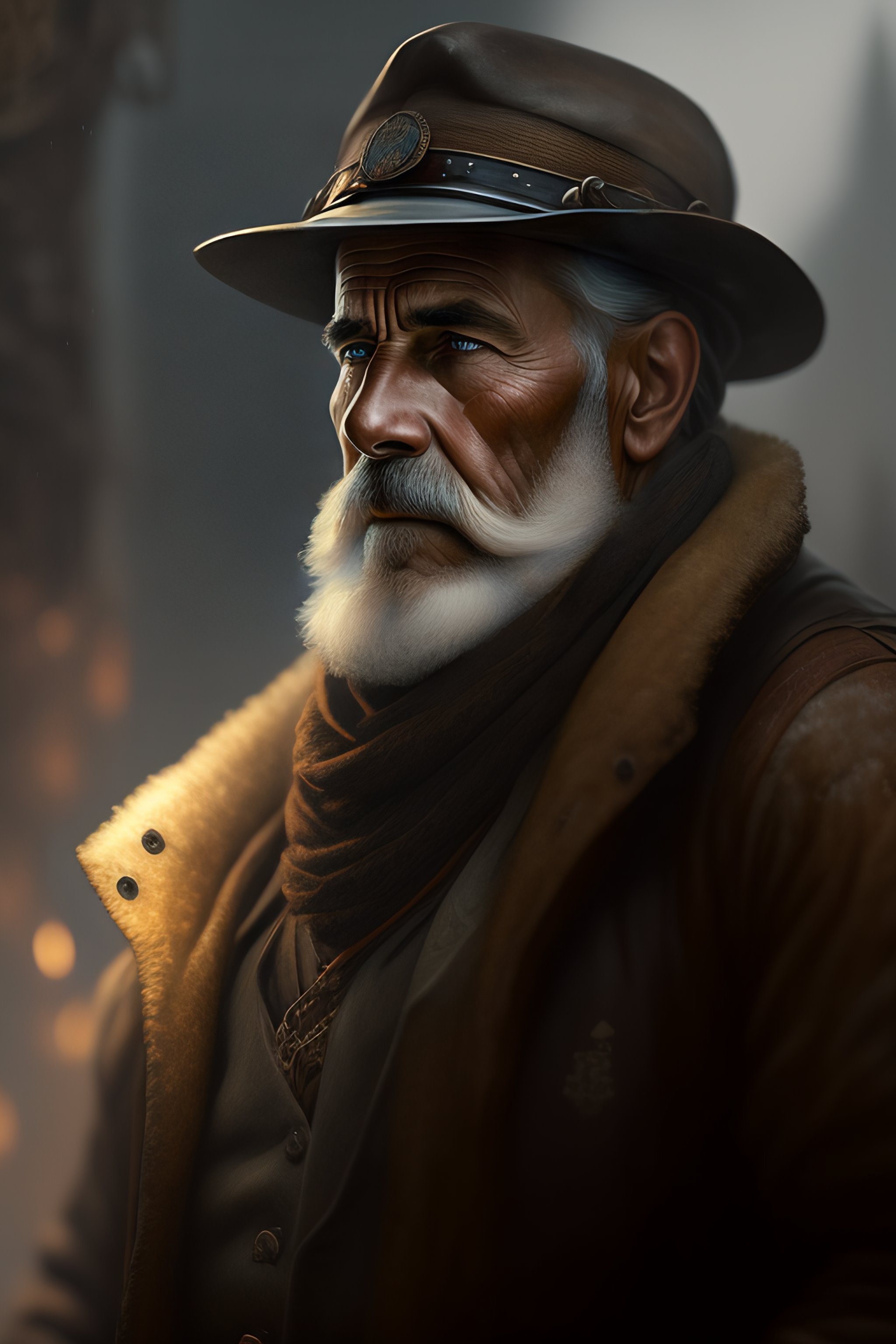 Lexica - A portrait of an old coal miner in 19th century, beautiful ...