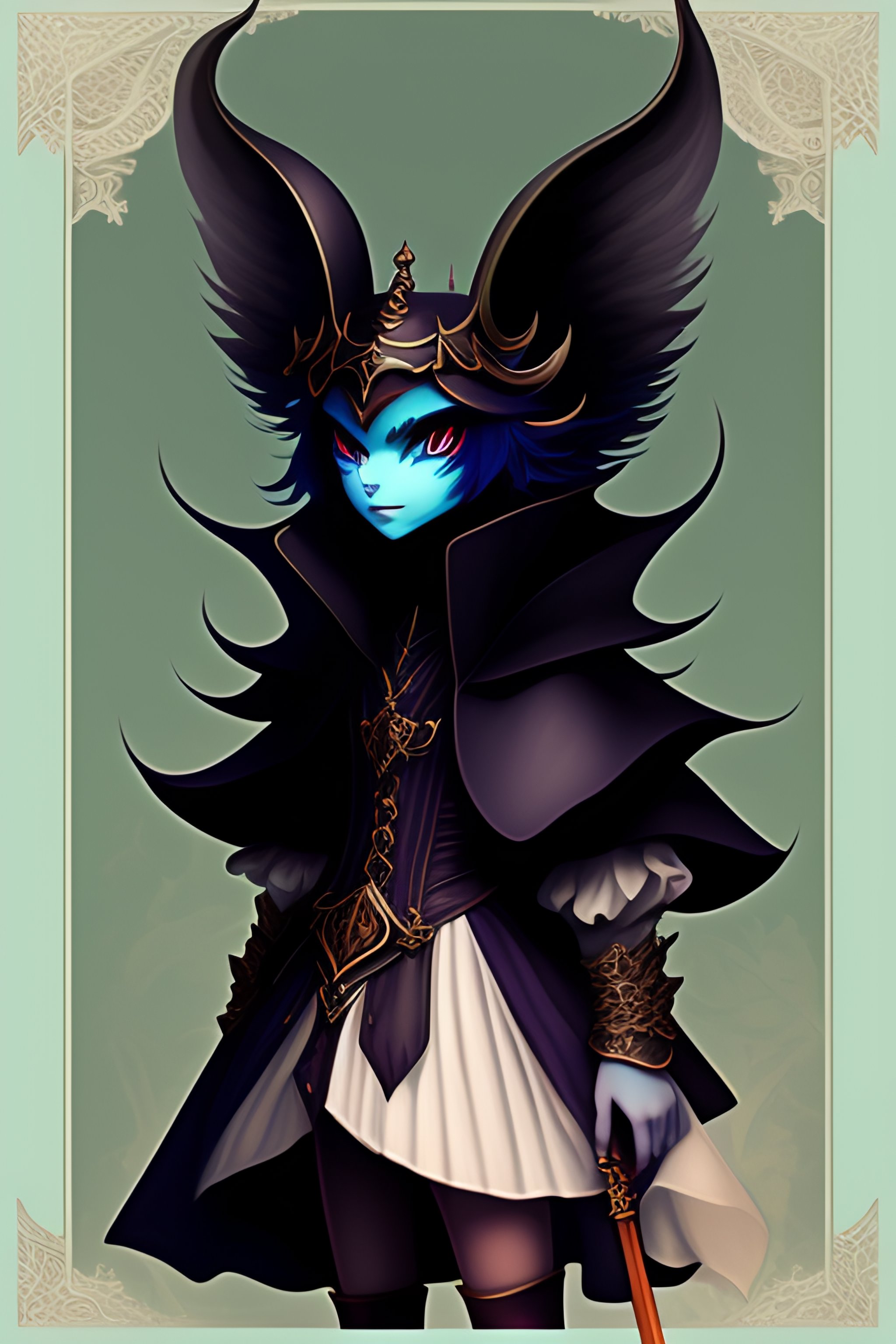 Lexica - Dark type pokemon, gothic style, illustrated