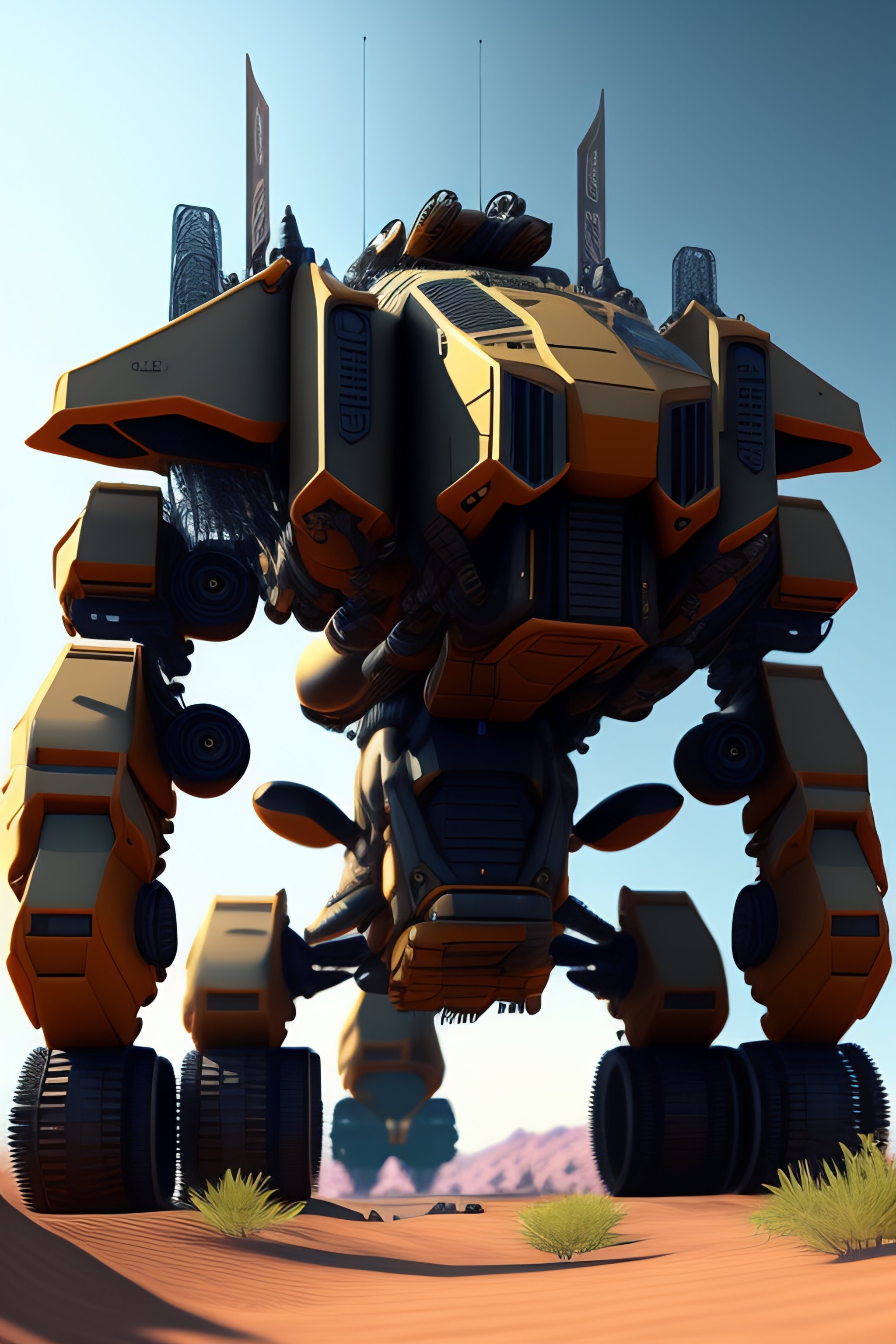 Lexica - Ultra realistic, ultra detailed, heavy armoured mech ...