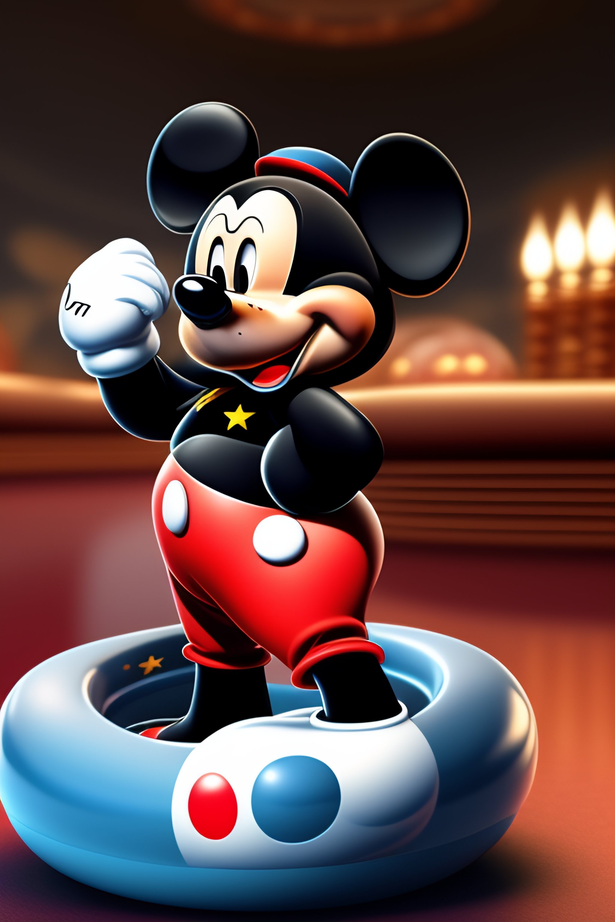 Lexica - President Poetin knuffelt Mickey Mouse