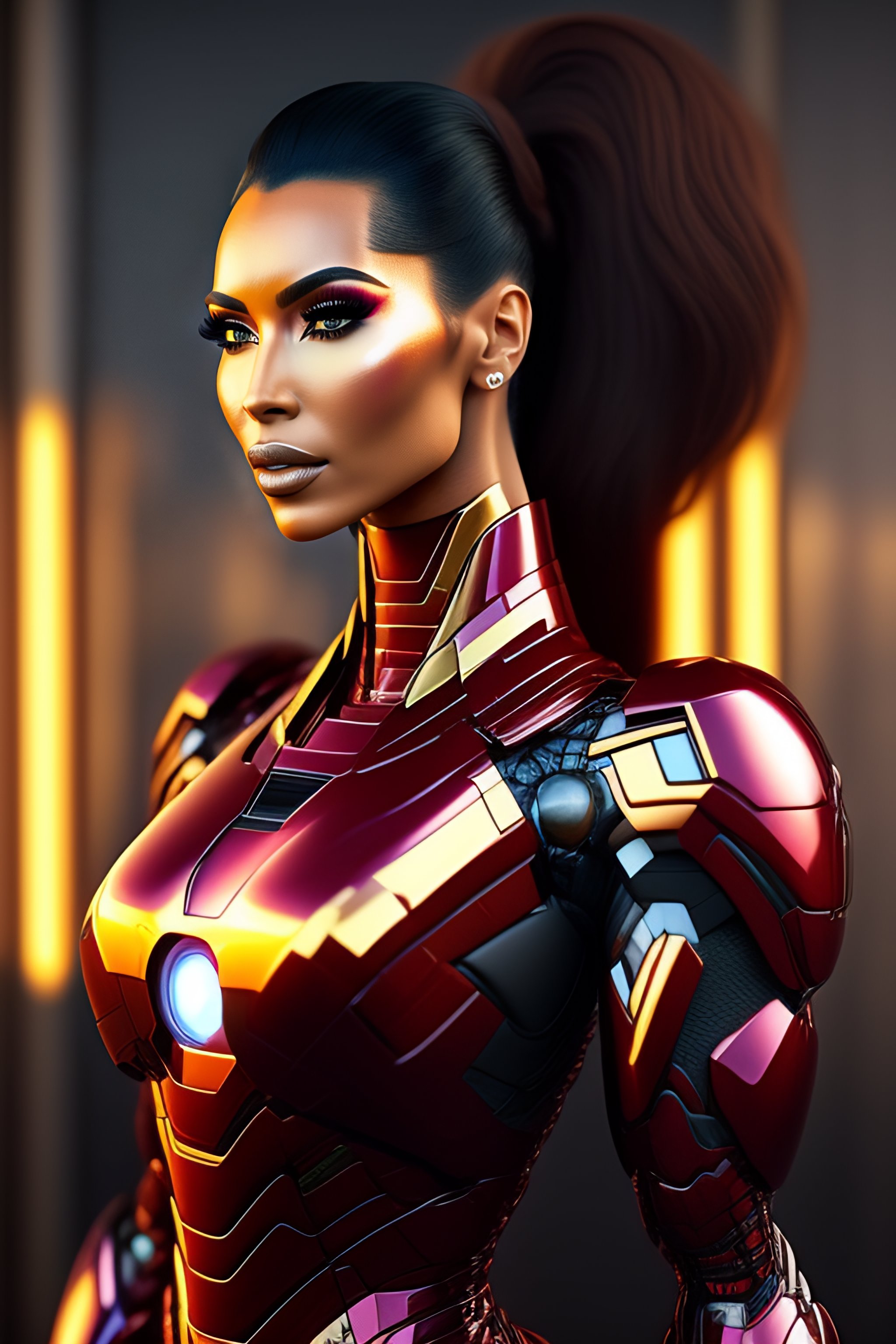 Lexica - An extremely complex and advanced cyborg iron man body build ...