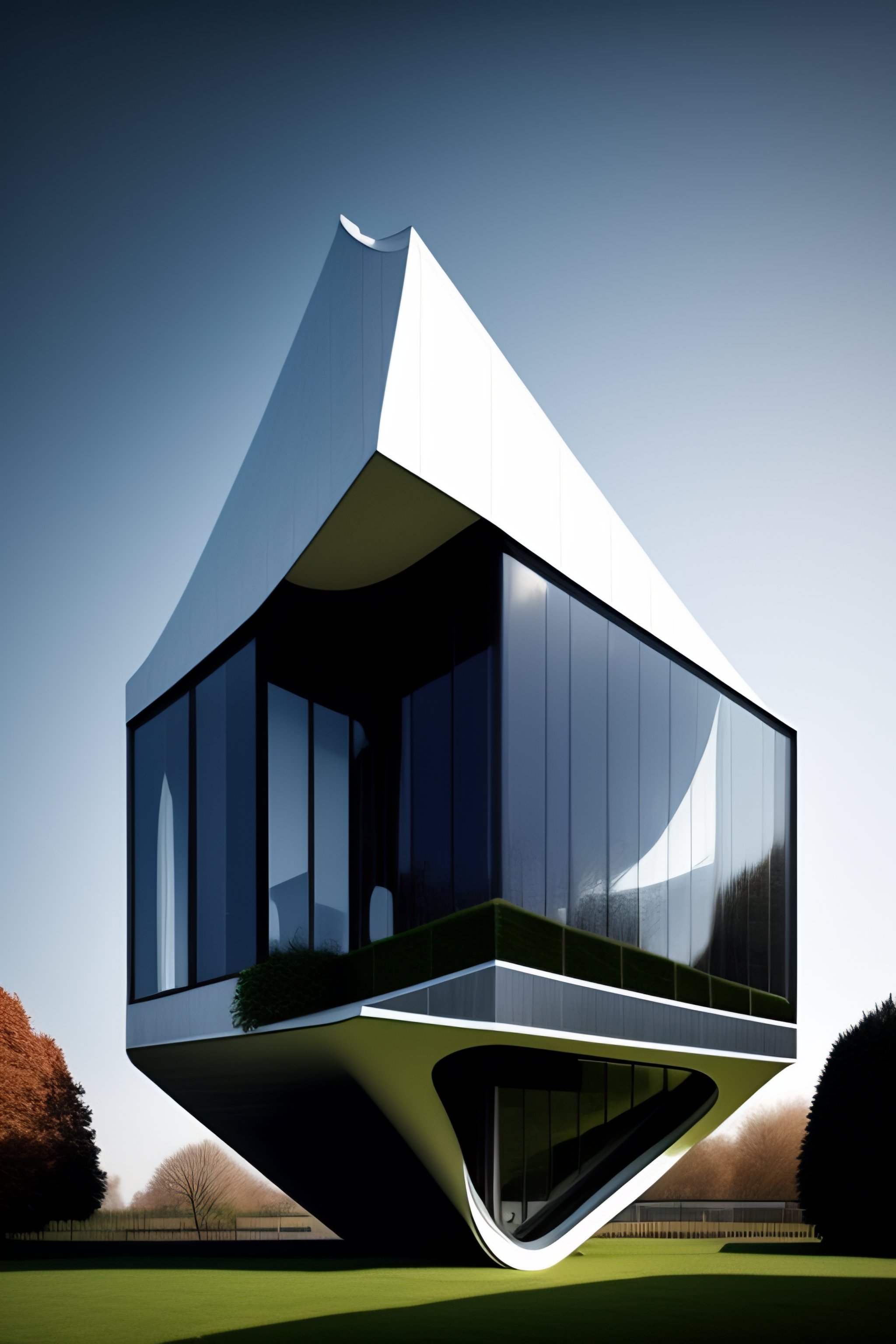 Lexica - A house in rotterdam, zaha Hadid style