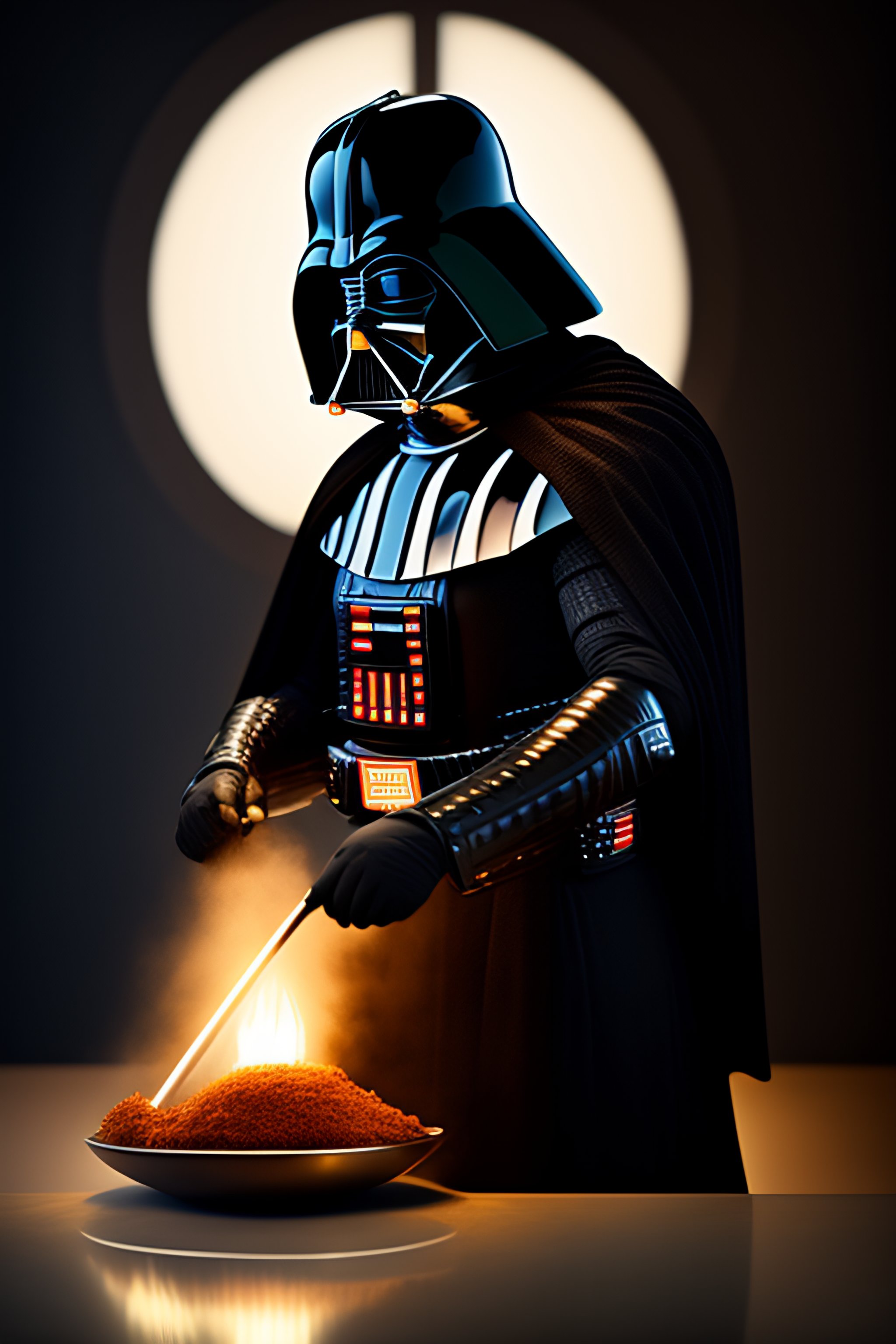 Lexica - Darth vader cooking some cookies