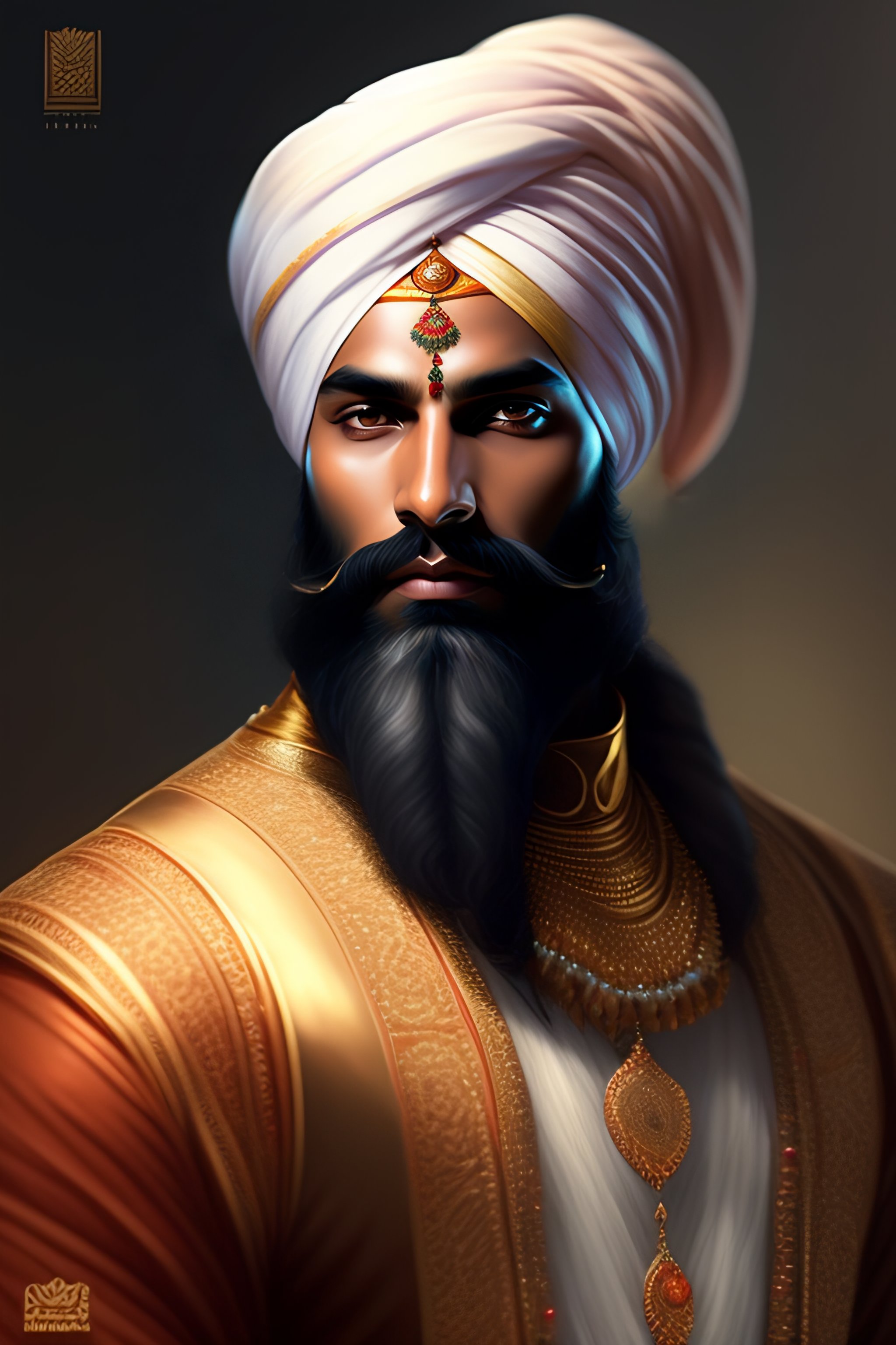 Lexica - Portrait of a beautiful sikh male supermodels wearing ...