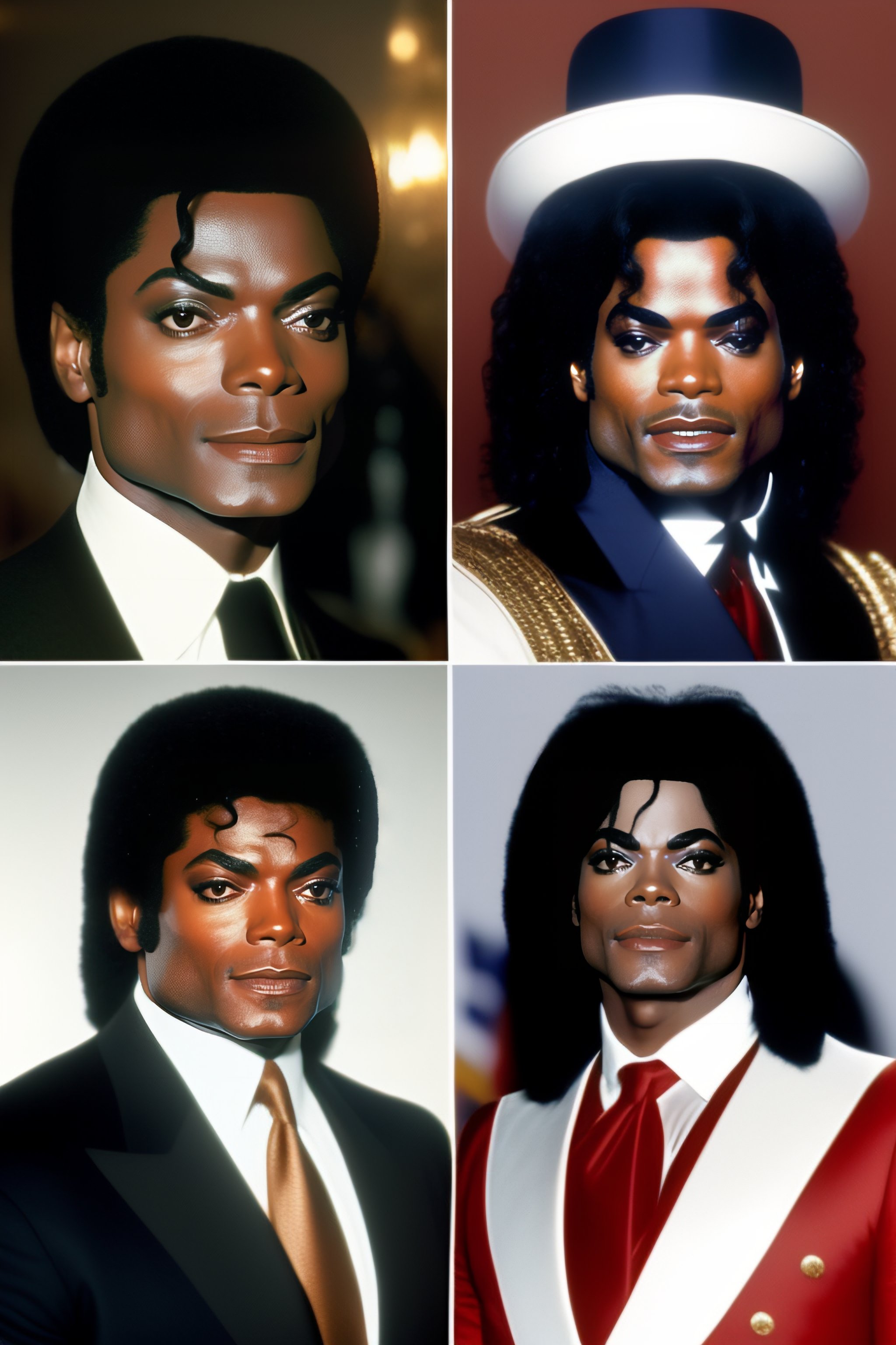 Lexica - Michael Jackson with Donald Trump