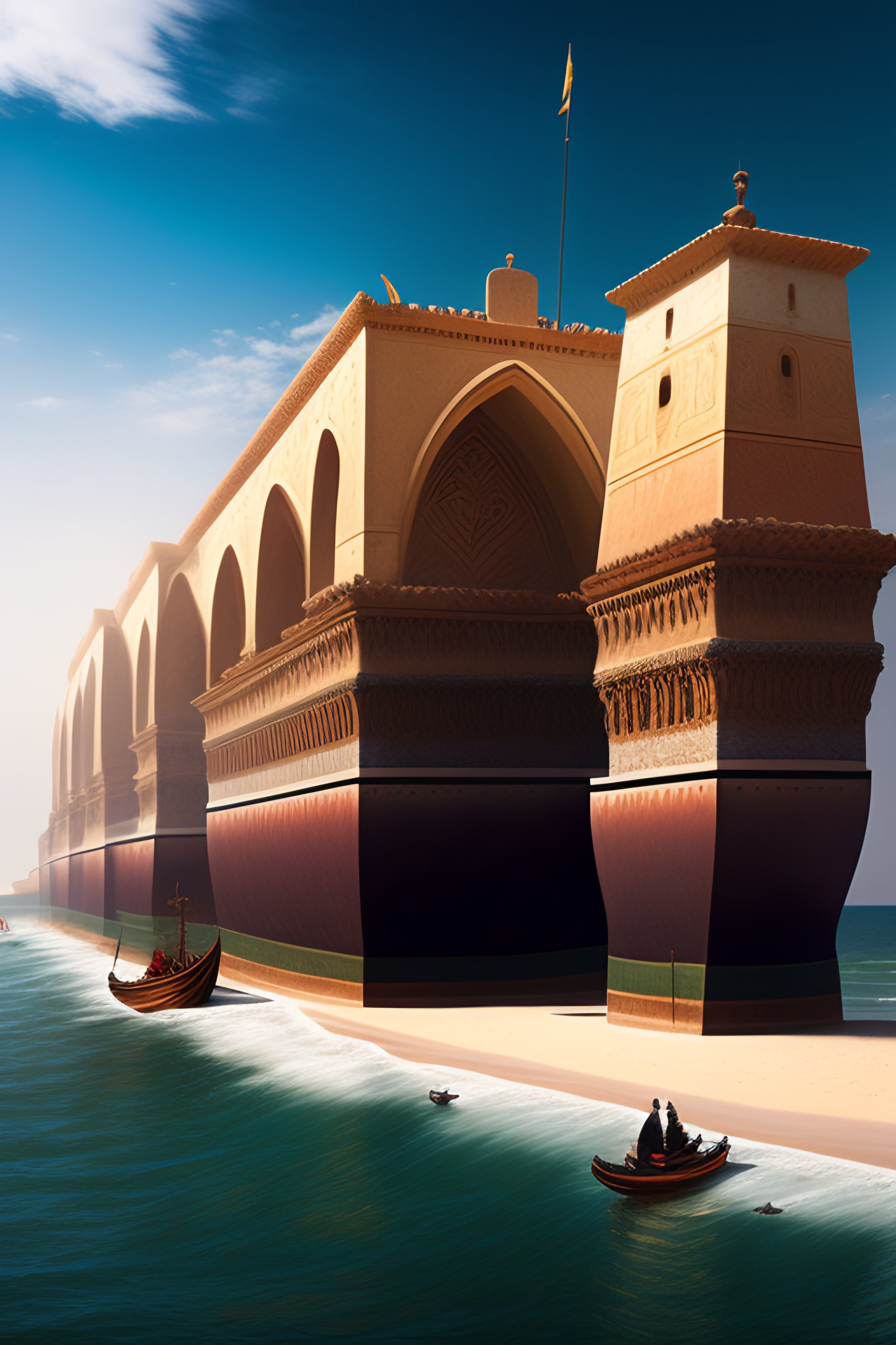 Lexica - Roman fleet on the shores of alexandria