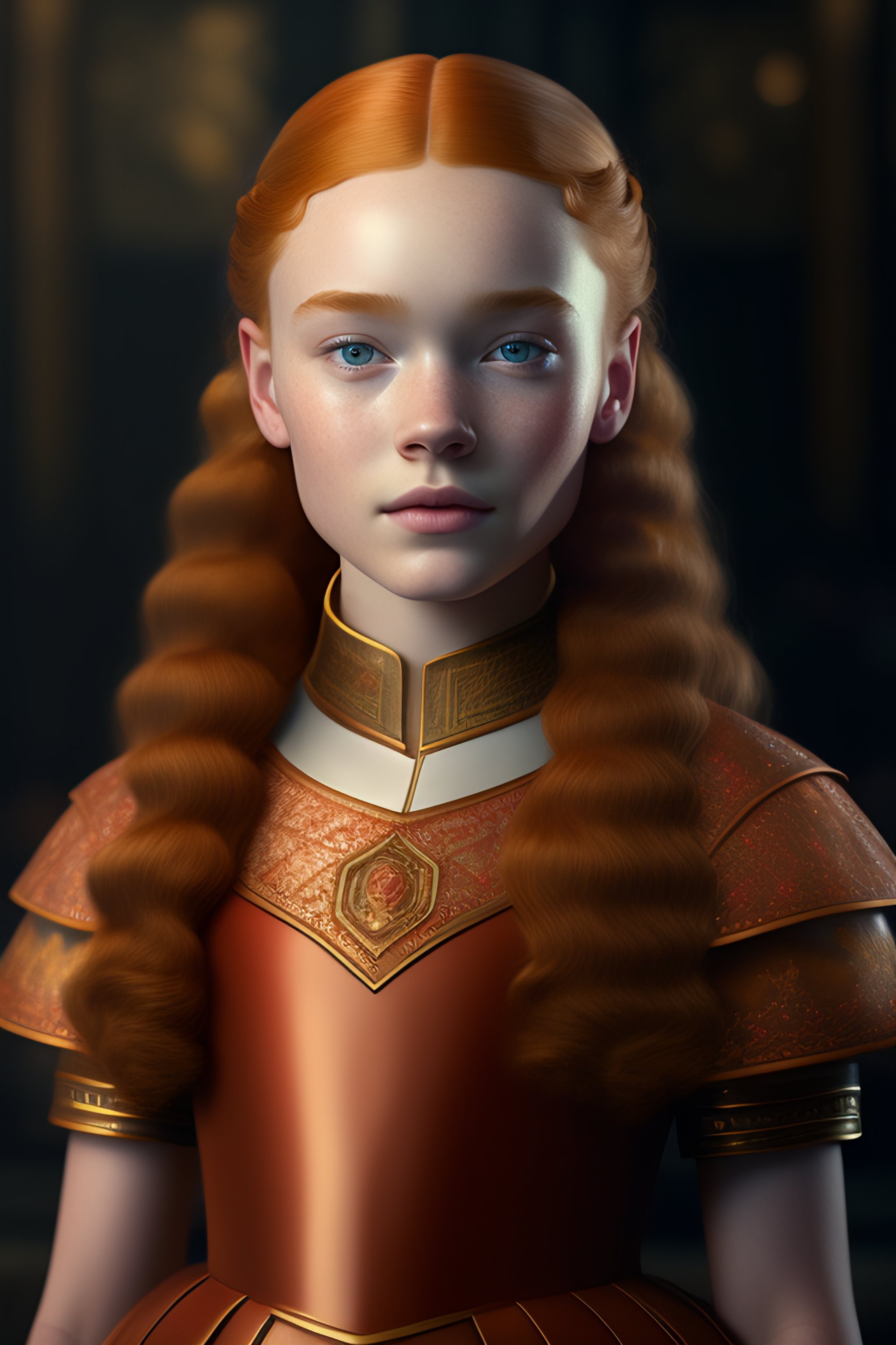 Lexica - Epic masterpiece young ginger Sadie Elizabeth Sink, sweaty ...