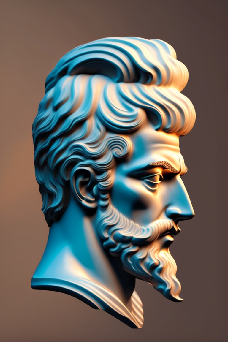 Lexica - Janus the roman god with two faces from the side, one face of ...