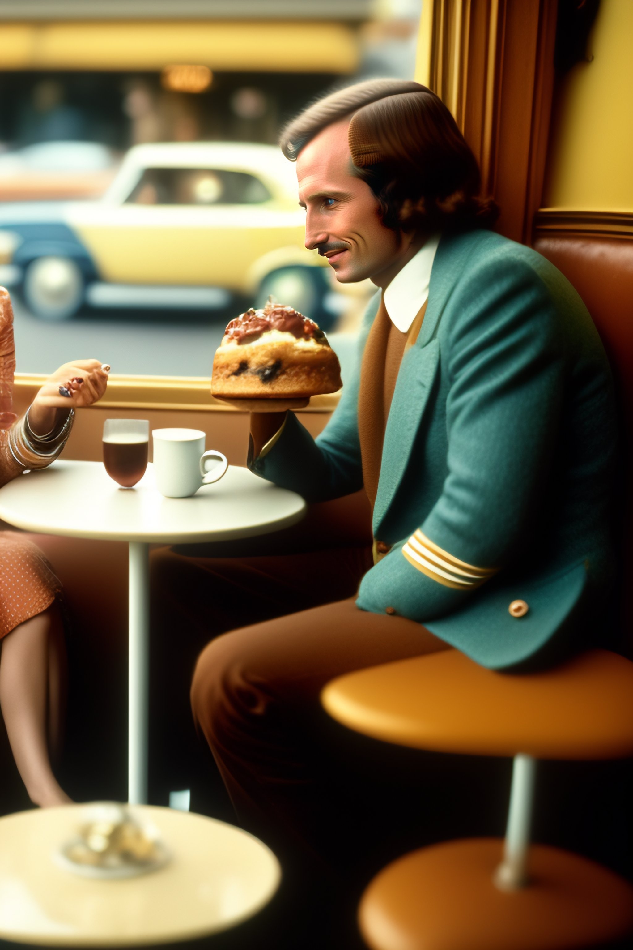 Lexica - 70'S VINTAGE PHOTO OF A DEFORMED DISABLED COUPLE SITTING IN A ...