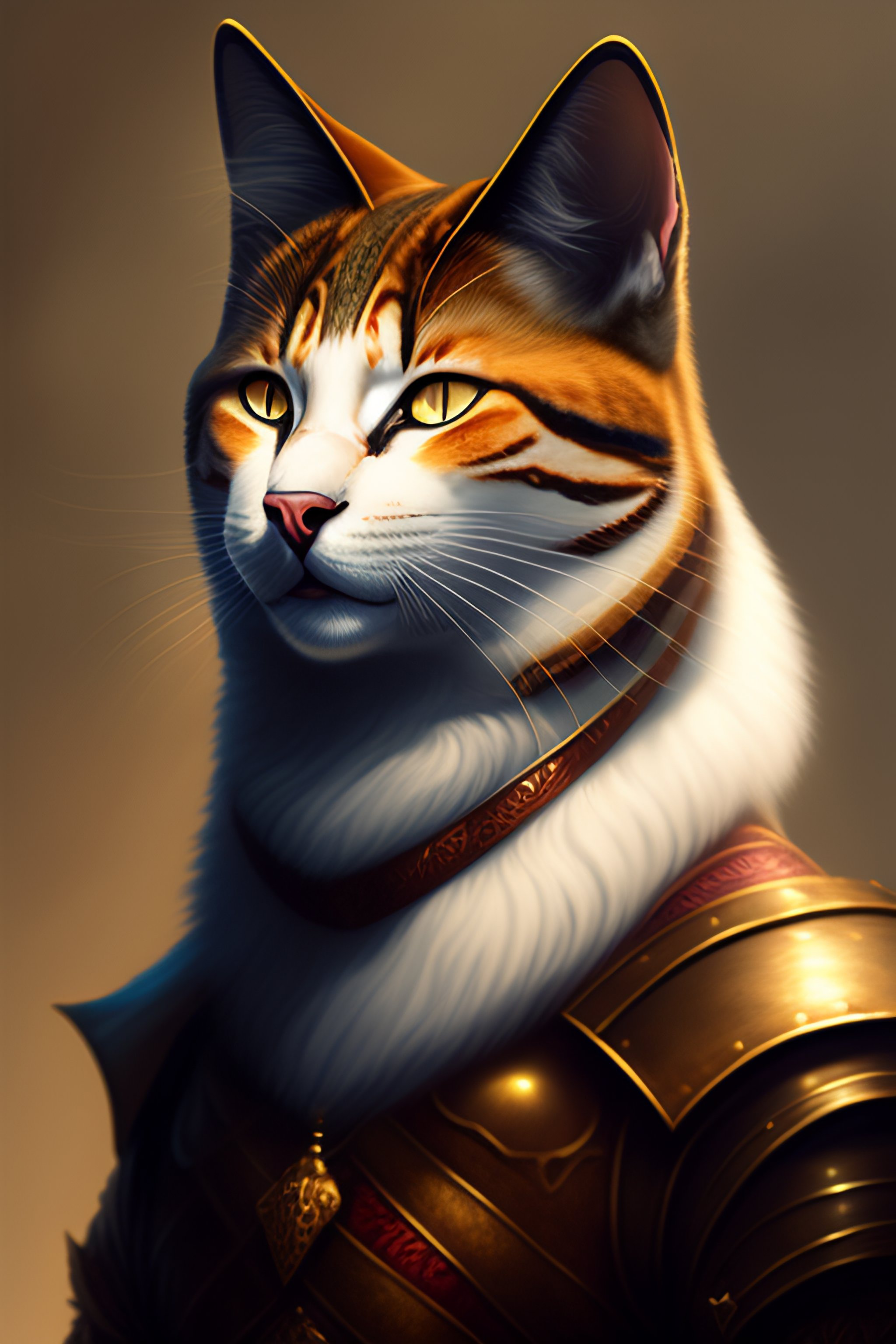 Lexica - Drawing of anthropomorphic furry cat smiling in the style of ...