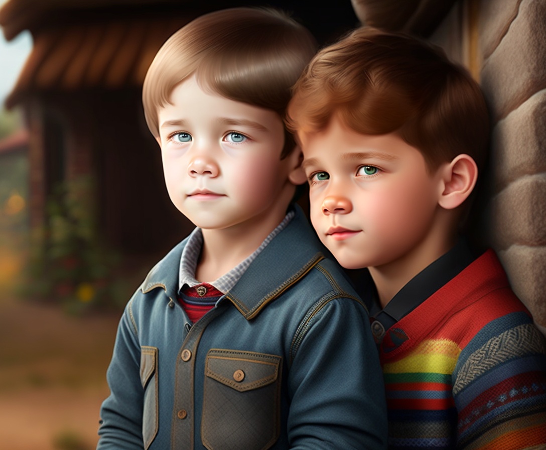 Lexica - Two young boys, sam and jake, living in a small village.