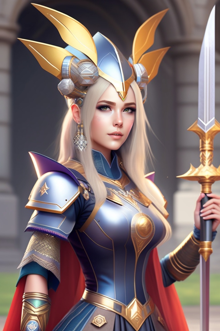 Lexica - A girl from the meta universe, where there is magic and robots ...