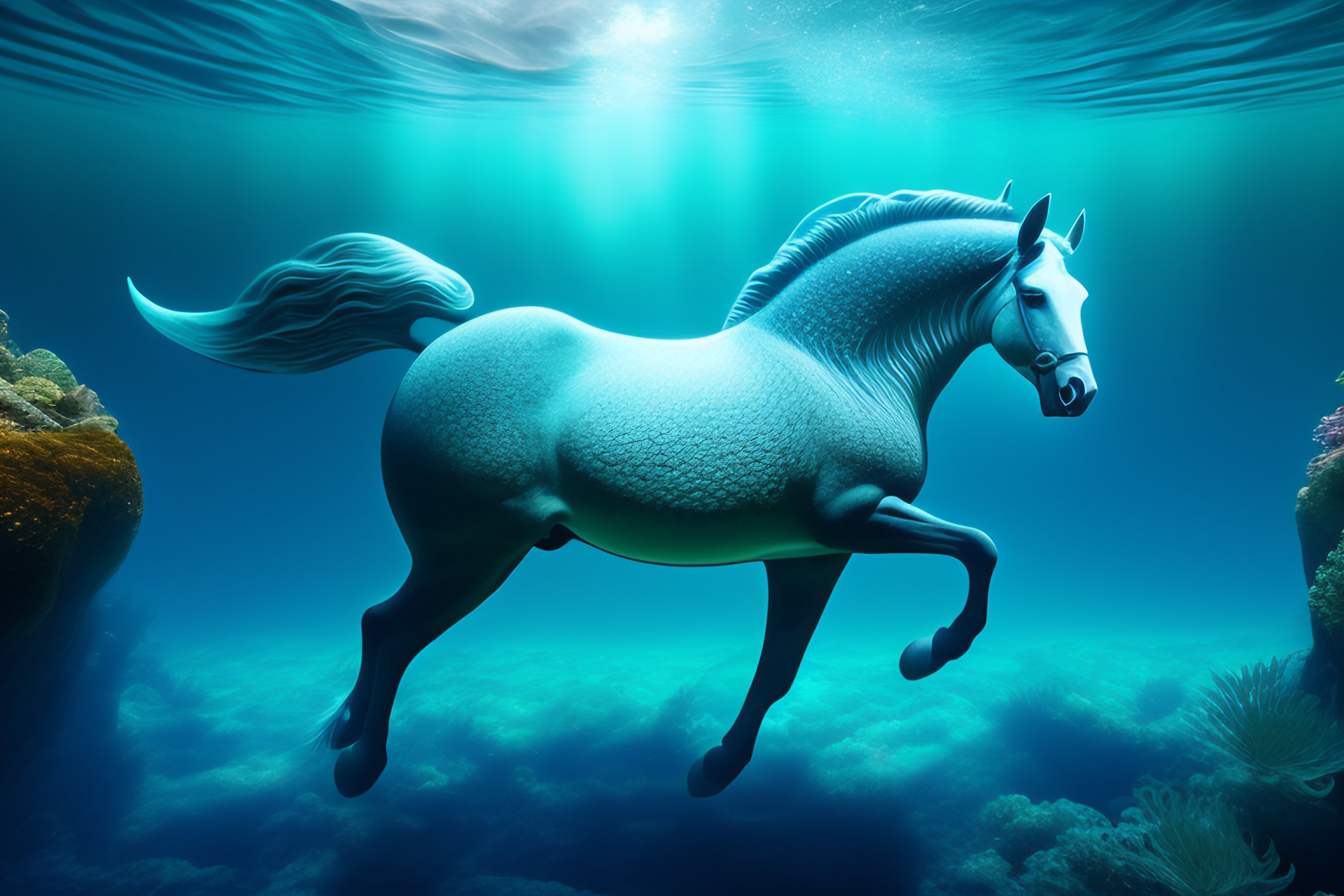 Lexica - Highly detailed massive majestic aquatic mythical creature ...