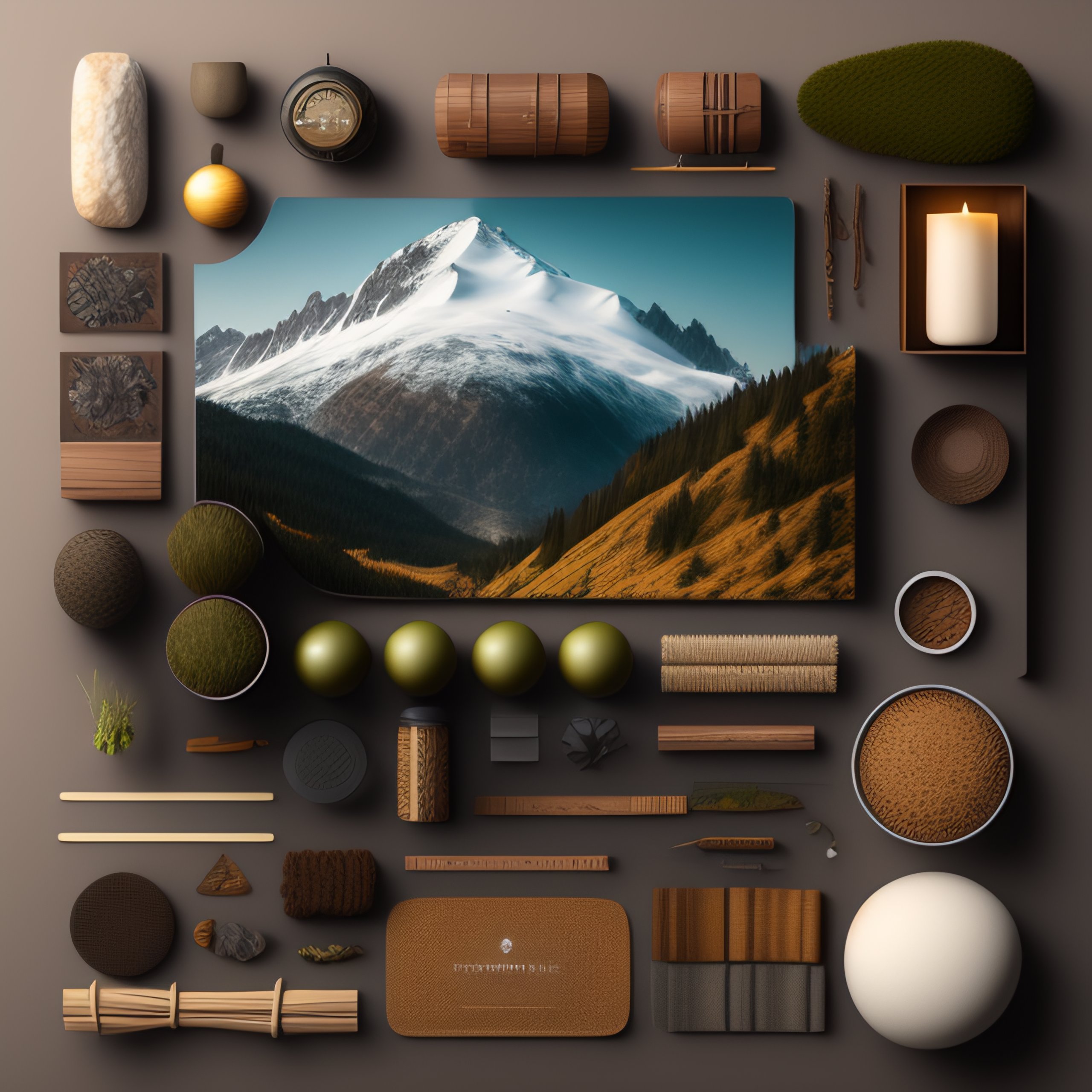 Lexica - Mountain climber 4k, Costumes and props, Knolling, Knolling ...