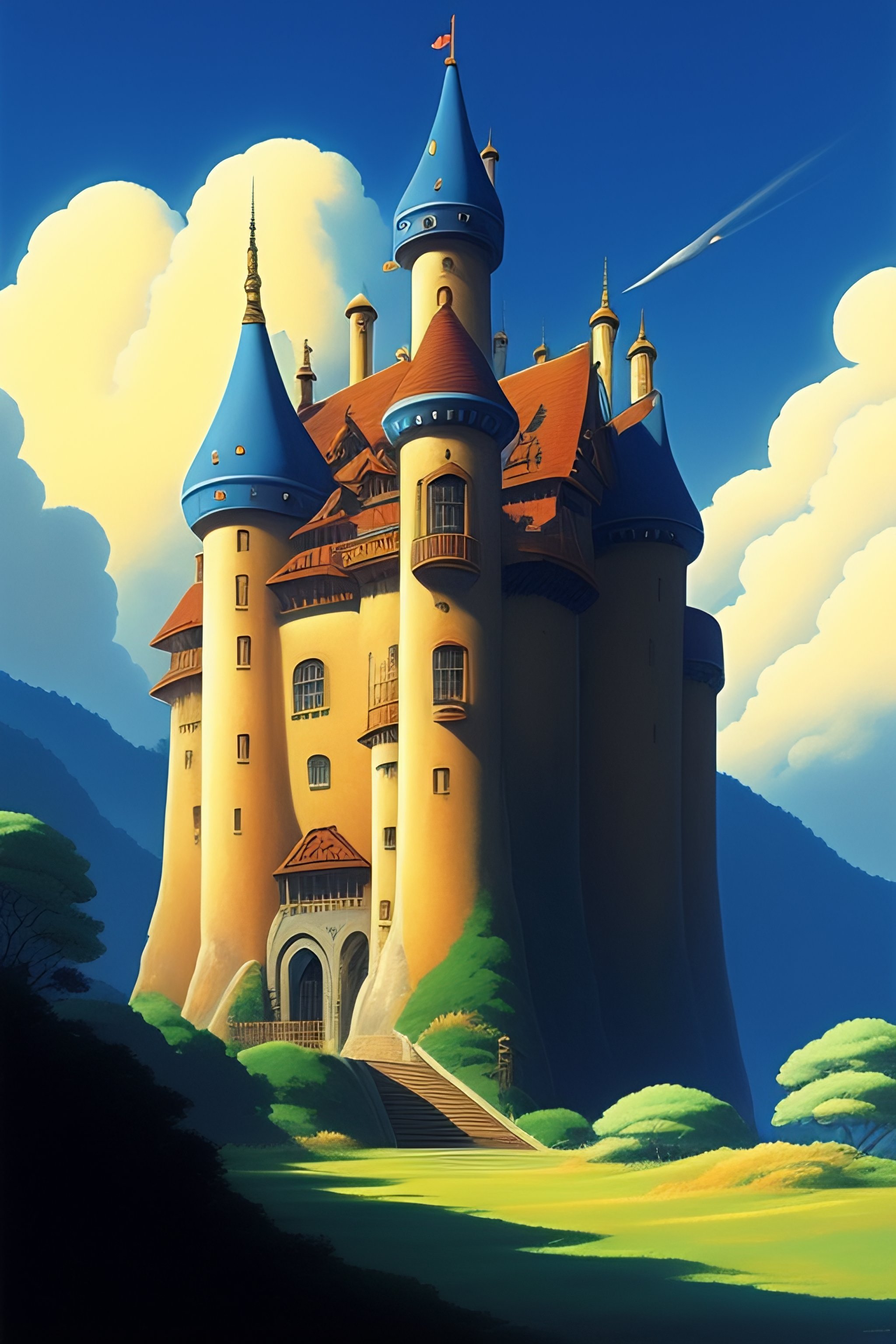 Lexica - Studio ghibli's, castle in sky